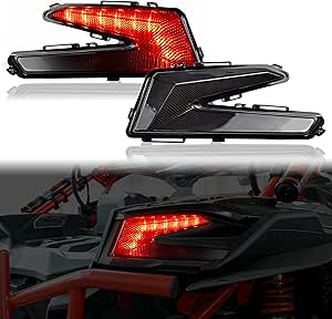 KATIMOTO LED Rear Tail Lights for Can Am X3, Brake Stop Taillights Rear ...