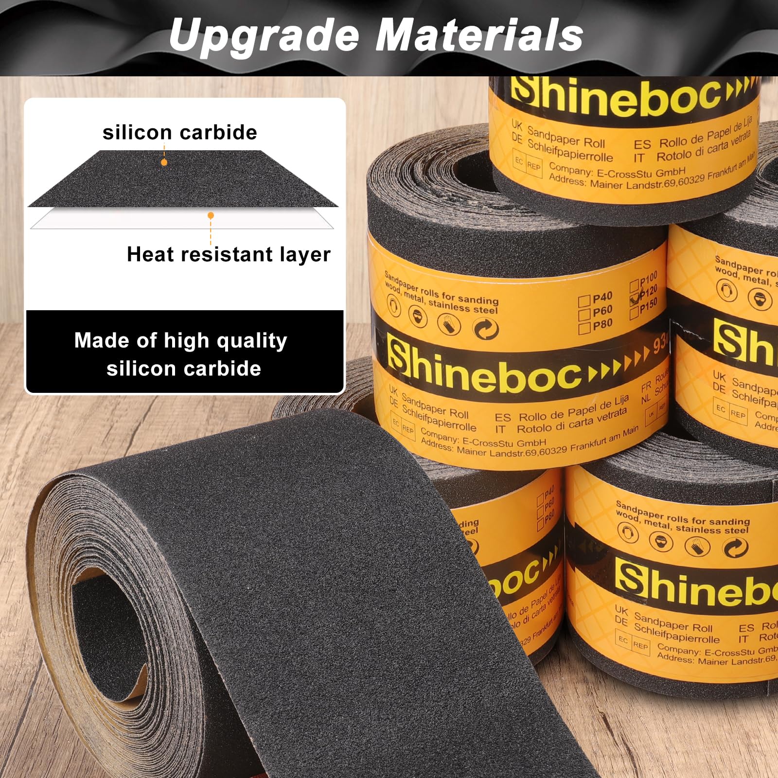 Snapklik.com : 1000 Grit Sandpaper Roll, 3-2/3" Wide 11 Yard Wet Dry ...