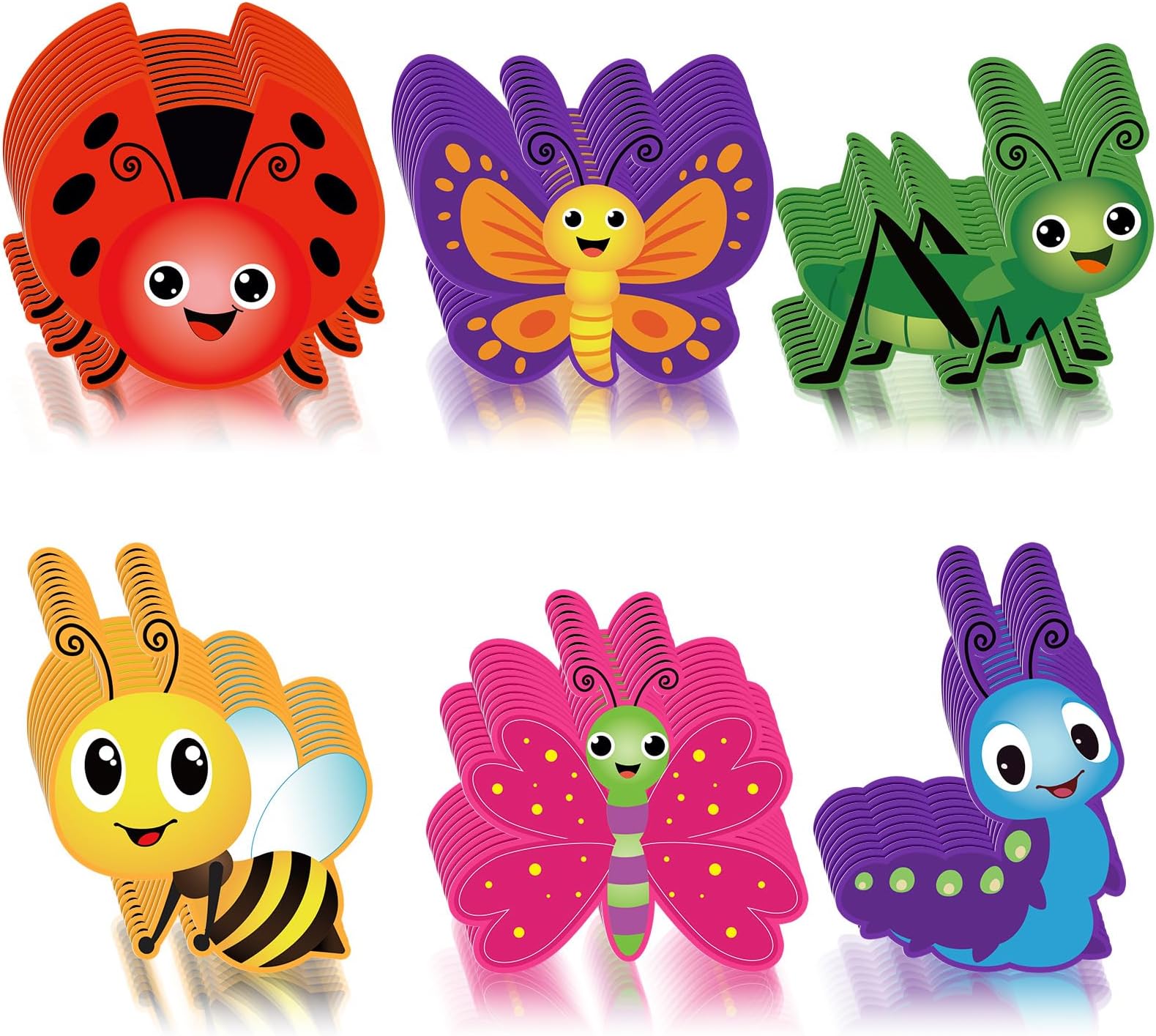 Amazon.com: 63 Pieces Insect Bulletin Board Cutouts Bug Cutouts Bugs ...