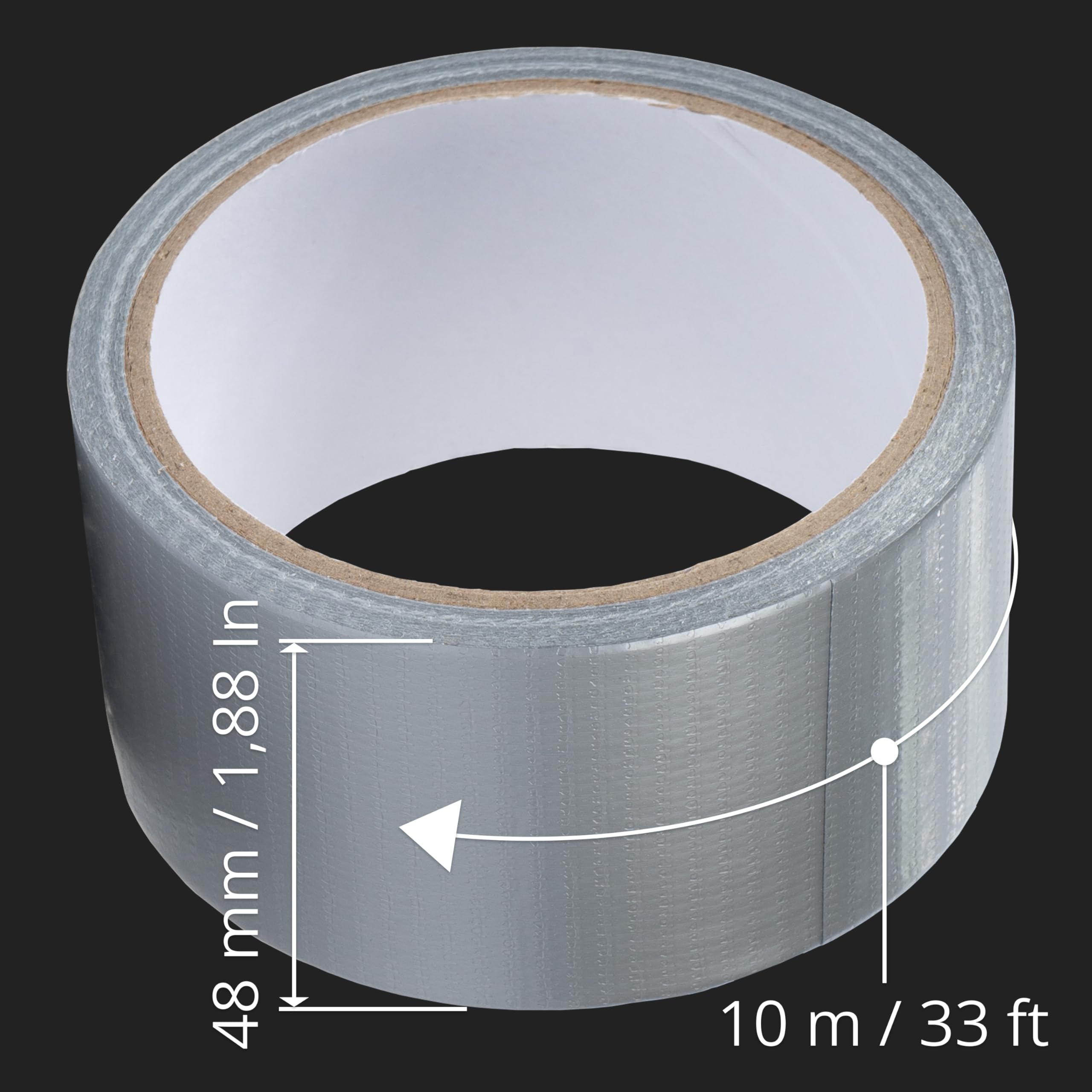 Snapklik.com : 1.88" Inch X 33 Ft / 11 Yards Long Waterproof Heavy-Duty ...