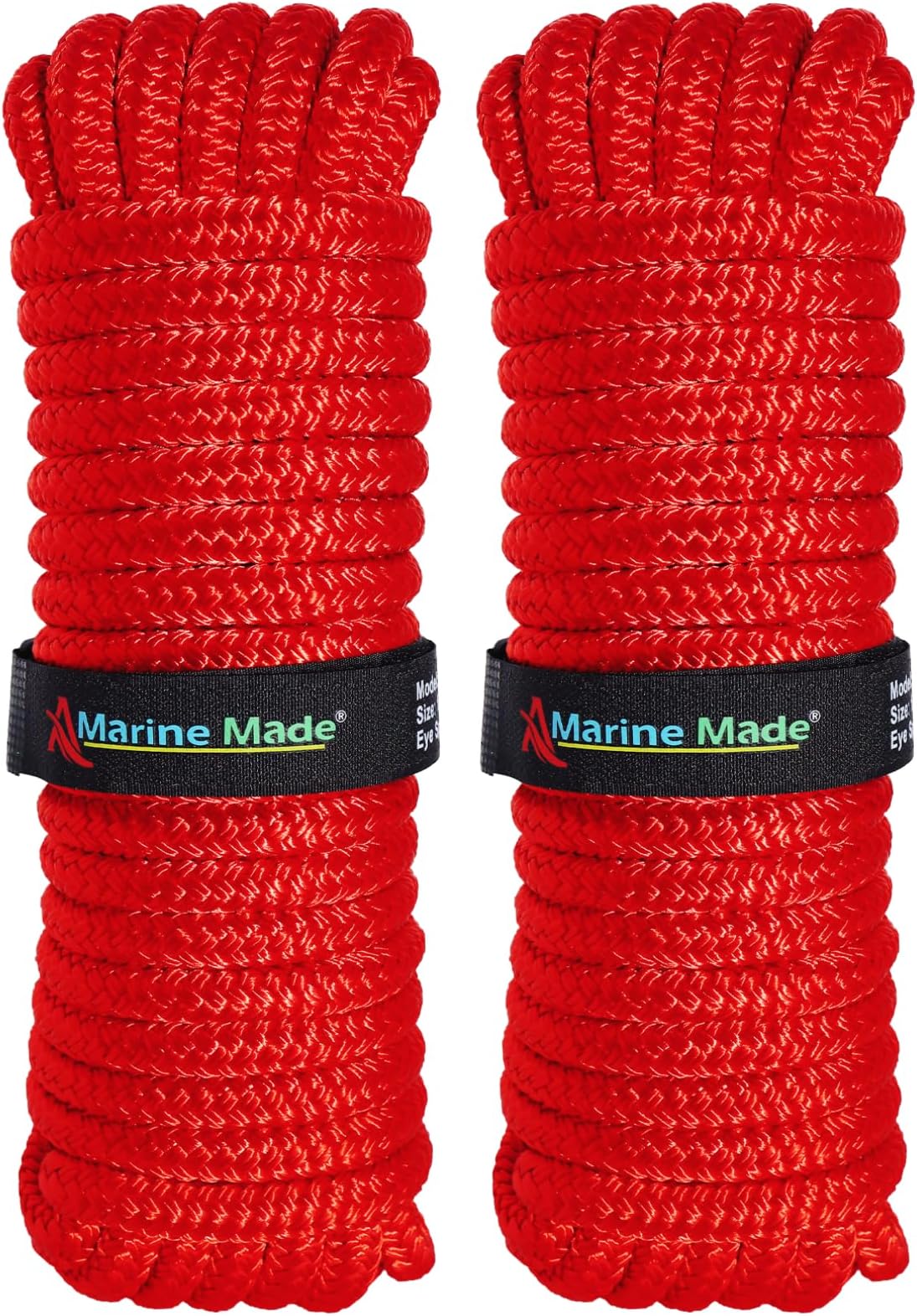 Amazon.com: Amarine Made Double Braided Nylon Dock Lines 9500 lbs ...