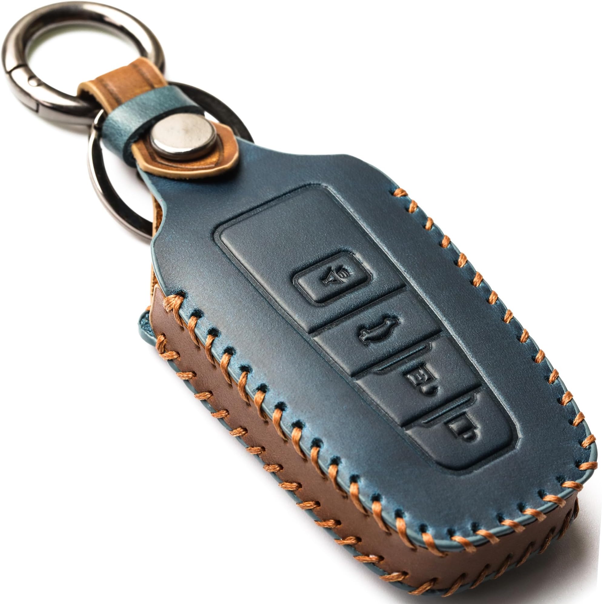 Amazon.com: Yxiertnr for Toyota Key fob Cover with Keychain Leather Key ...