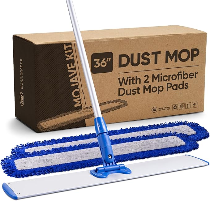 Amazon.com: 36" Mojave Microfiber Dust Mop System with 2 Dust Pads ...