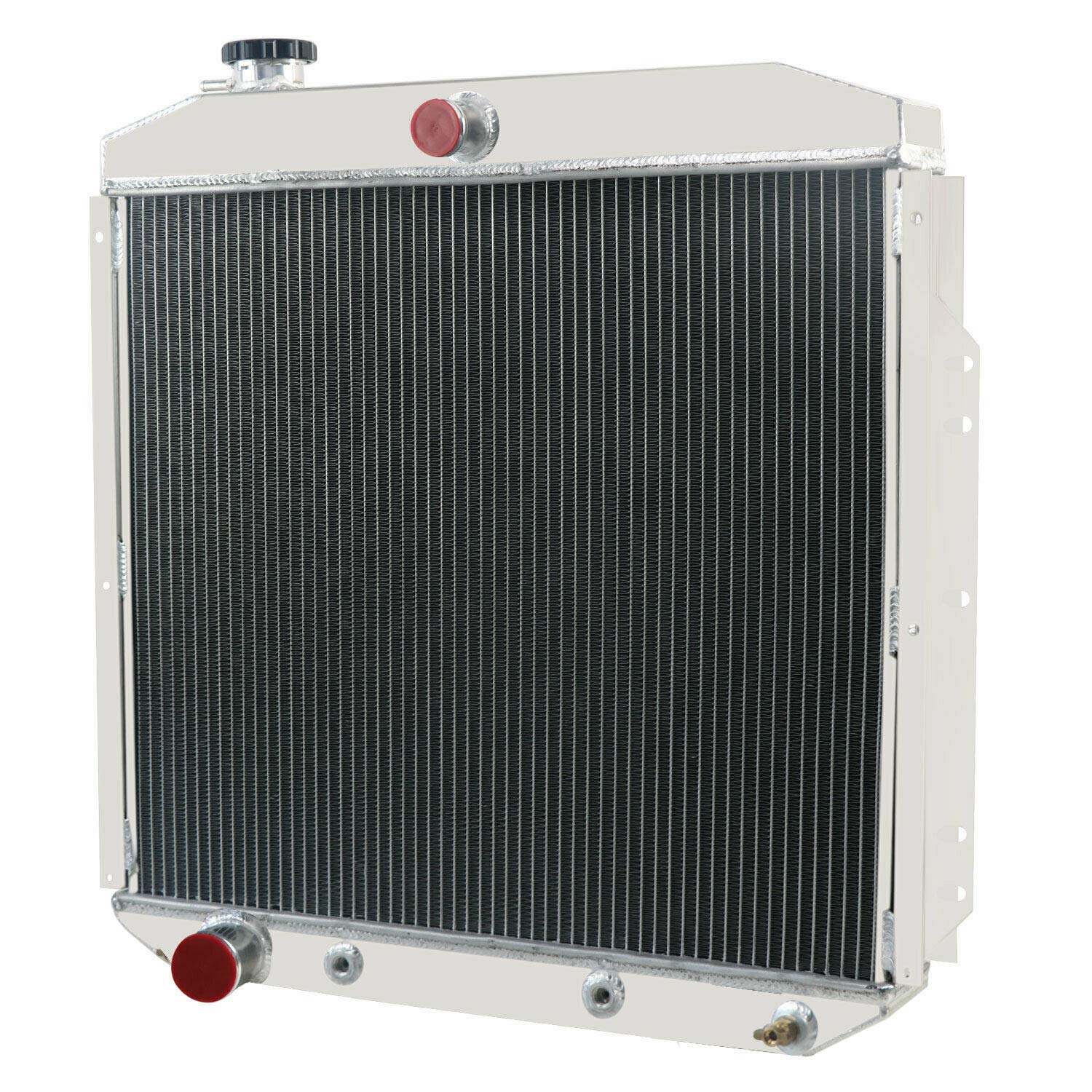 Amazon.com: ALLOYWORKS 3 Row Core Aluminum Radiator for 1953-1956 Ford ...