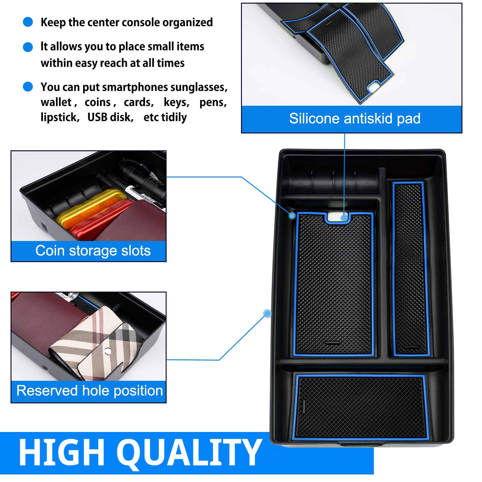 Snapklik.com : SHAOHAO For 2025 2026 Lexus RX Center Console Organizer ...