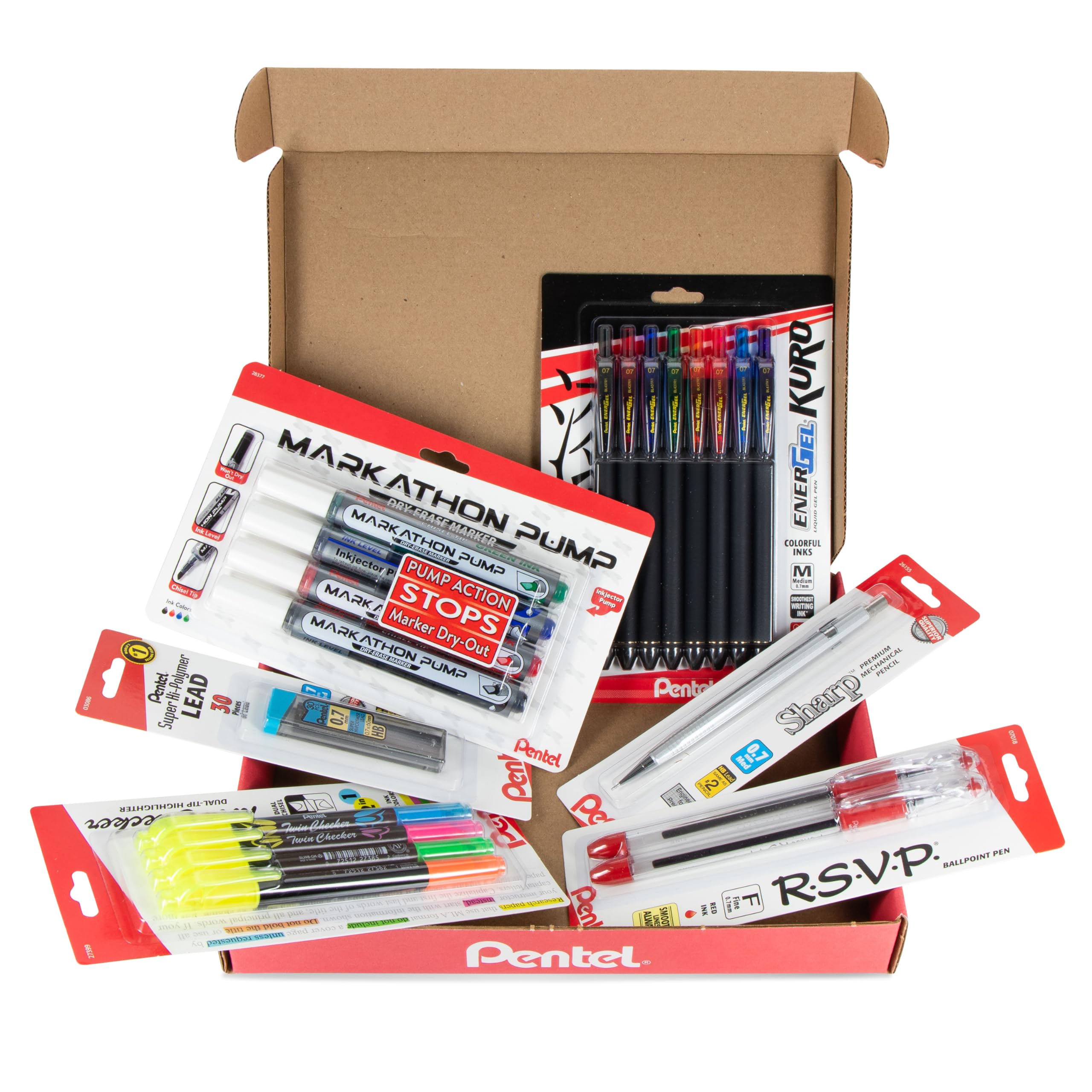 Amazon.com: Pentel Back to School Box | Teachers Essentials, 31 Pieces ...
