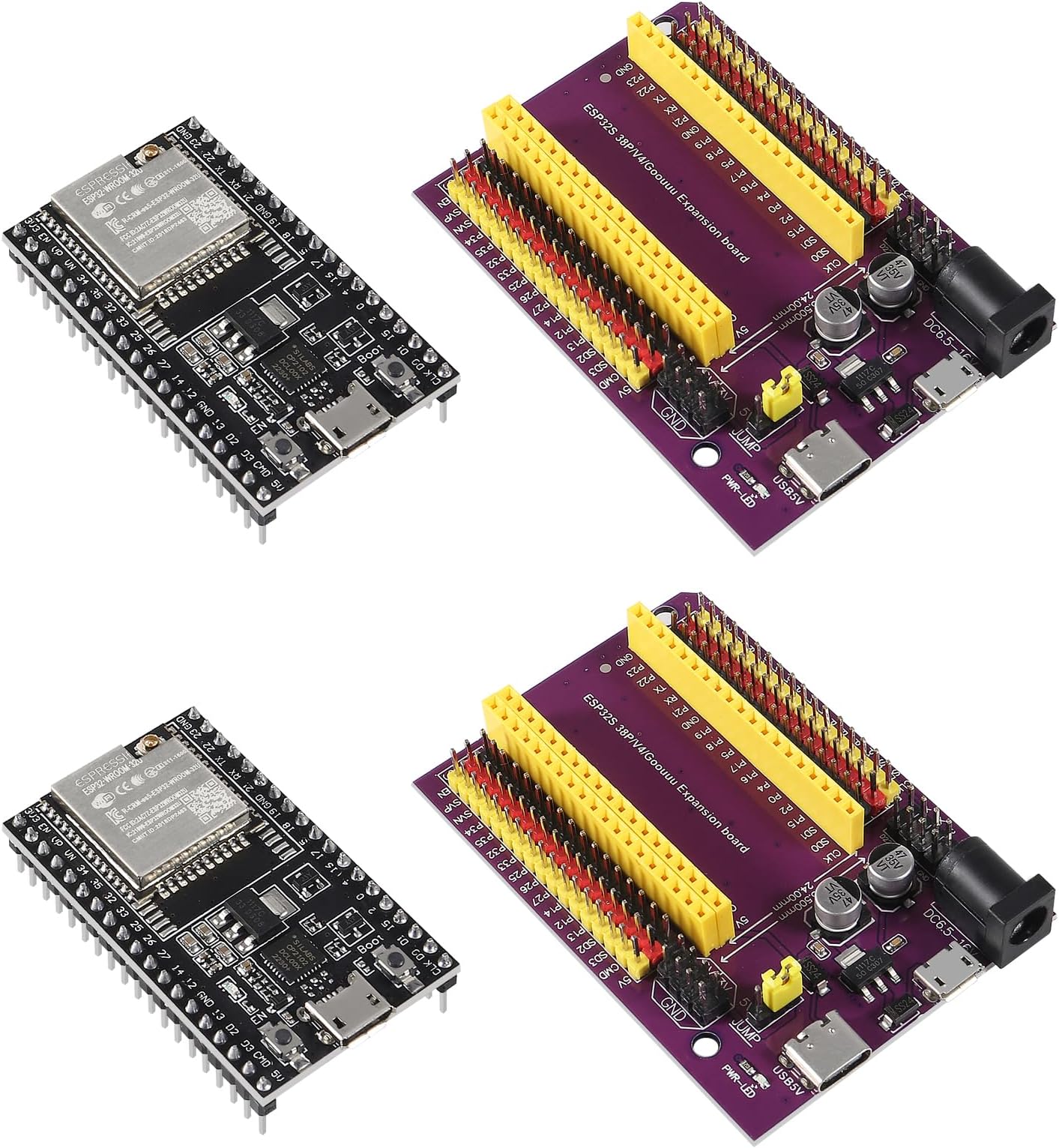 2 Sets Esp32 Devkitc Core Board Esp32 Development Board Esp32 Wroom 32dwifi