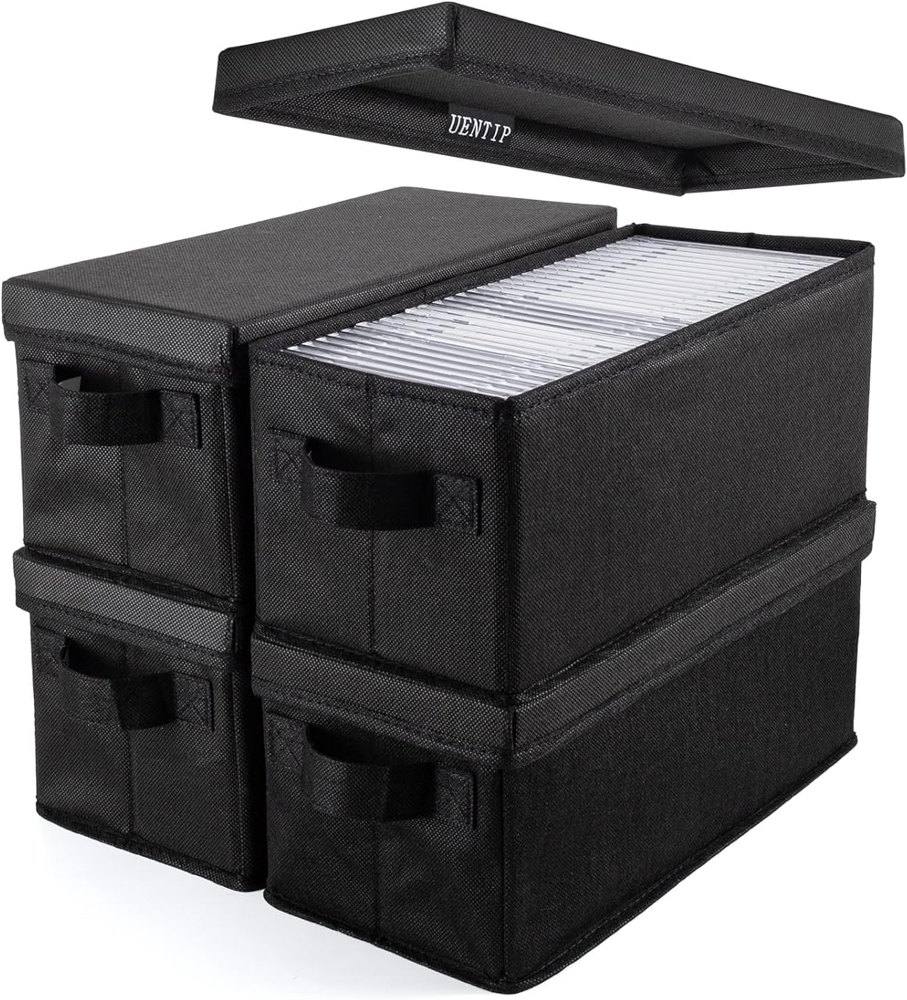 Amazon.com: ALLmuis DVD Storage Organizer - Classic Set Of 2 Storage ...