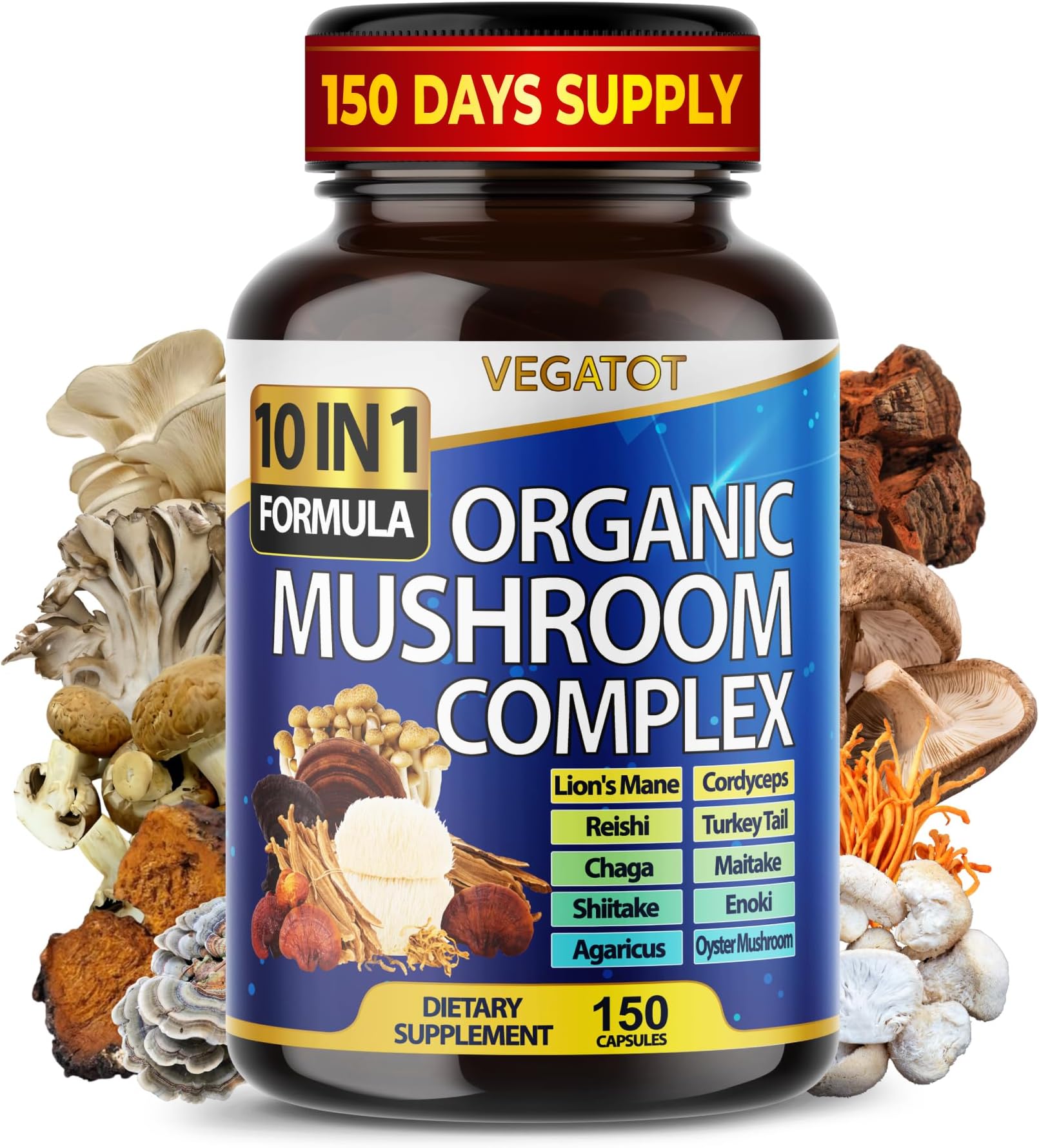 Amazon.com: The Genius Brand - Genius Mushroom Supplement - Lion's Mane ...