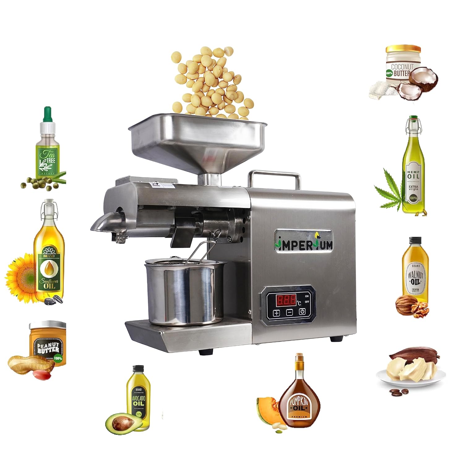 Imperium Effortless Extraction: Tc-02 600W Automatic Stainless Steel ...