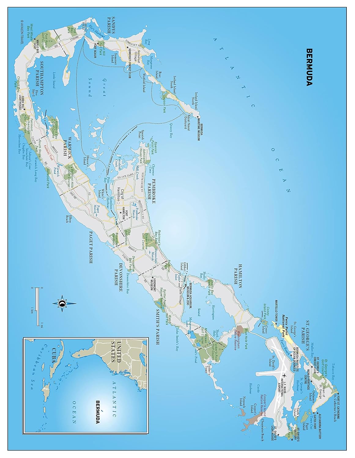 Palmetto Posters 24x31 Laminated Poster: Large detailed road map of ...