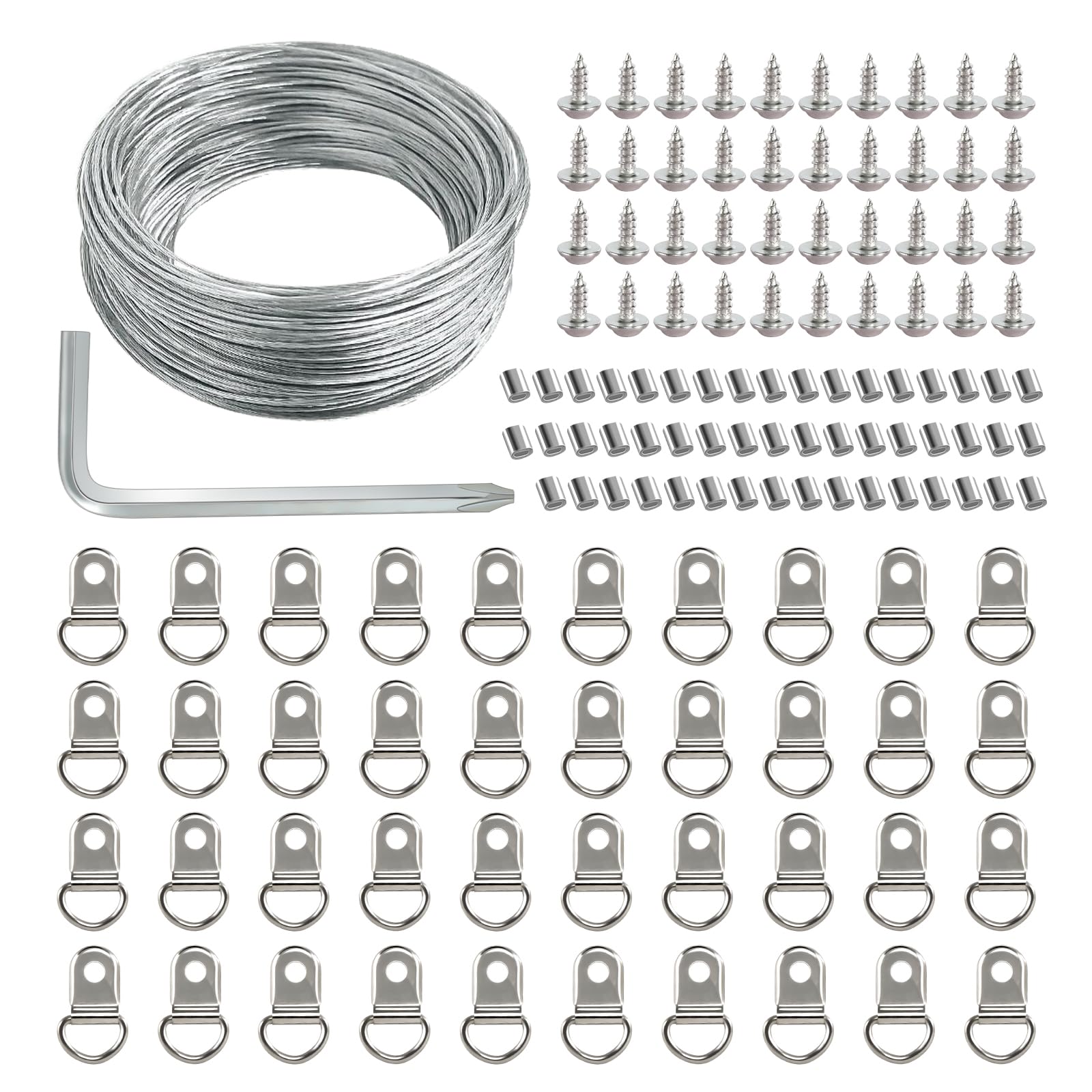 Picture Hanging Kit 131 Pcs Picture Wire Hanging Kit Picture Hanging ...