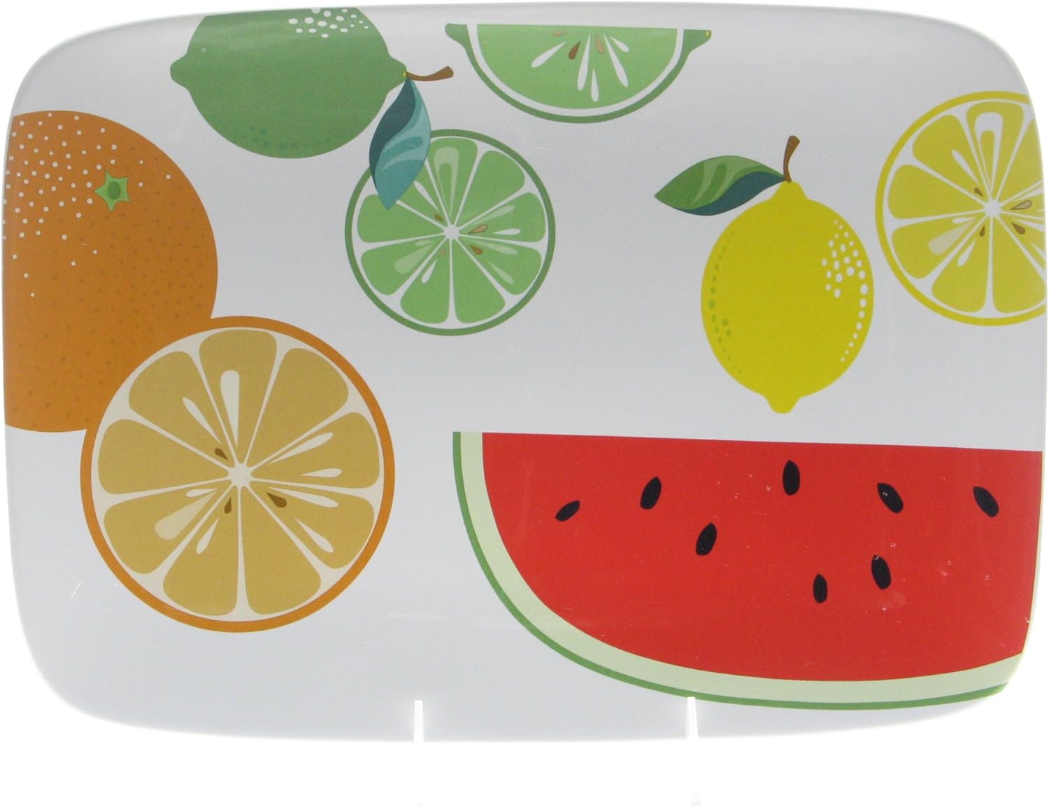 Amazon.com | Certified International Fruit Salad Rectangular Platter ...