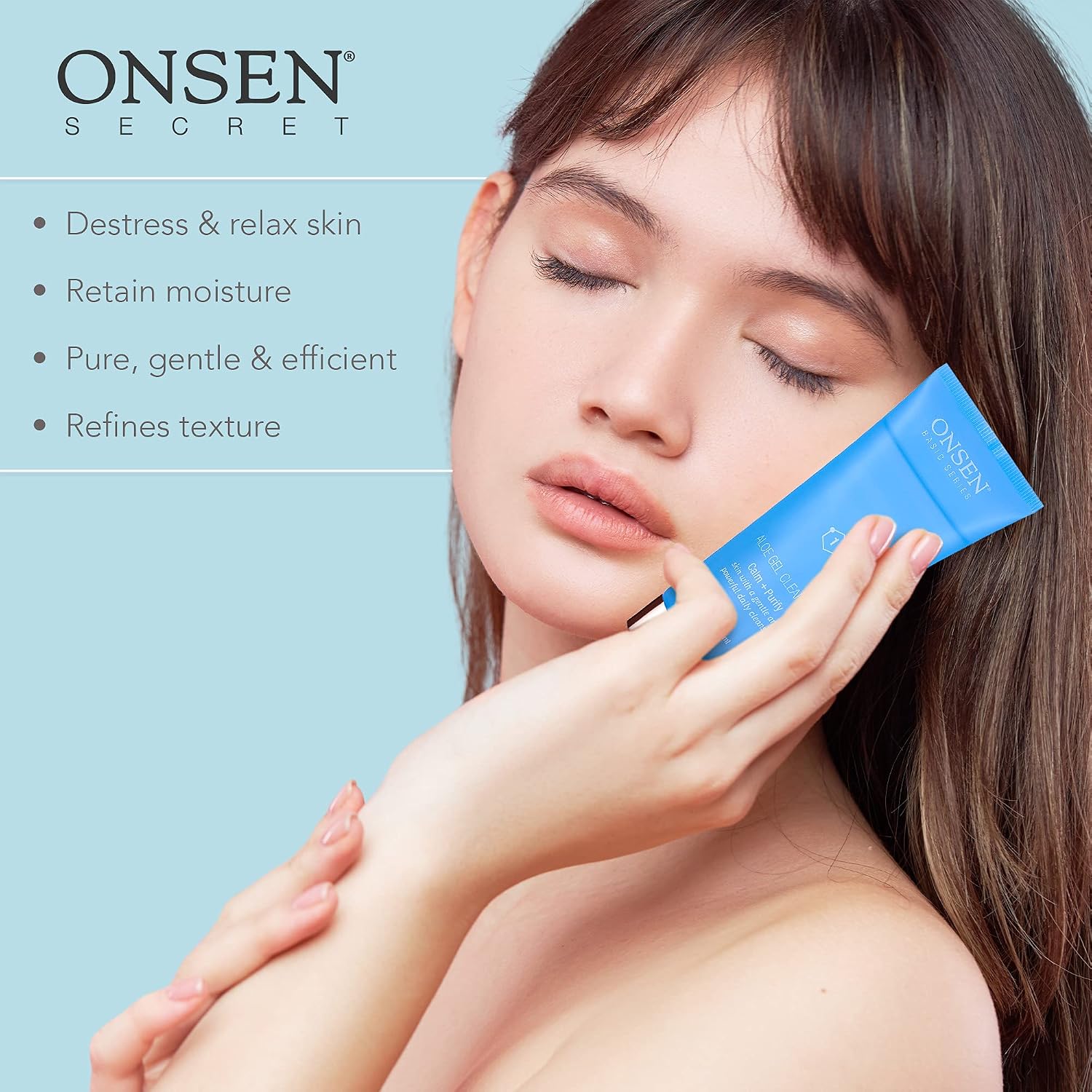 Onsen Japanese Face Wash – Premium Hydrating Aloe Vera Daily Night ...