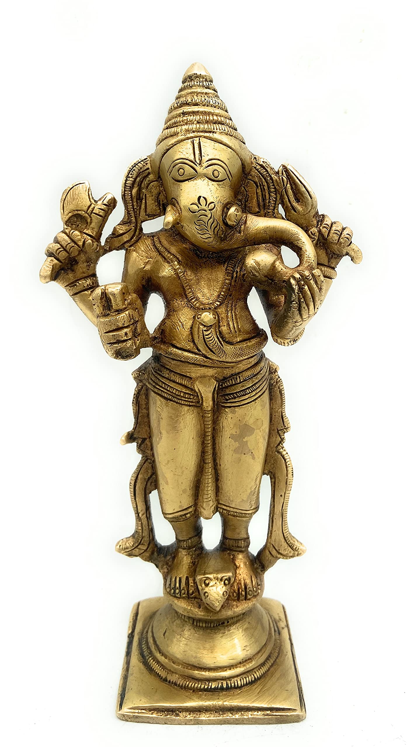 Buy South Indian Arts Brass Ganesha Idols | Ganesha Statues | Ganesha ...