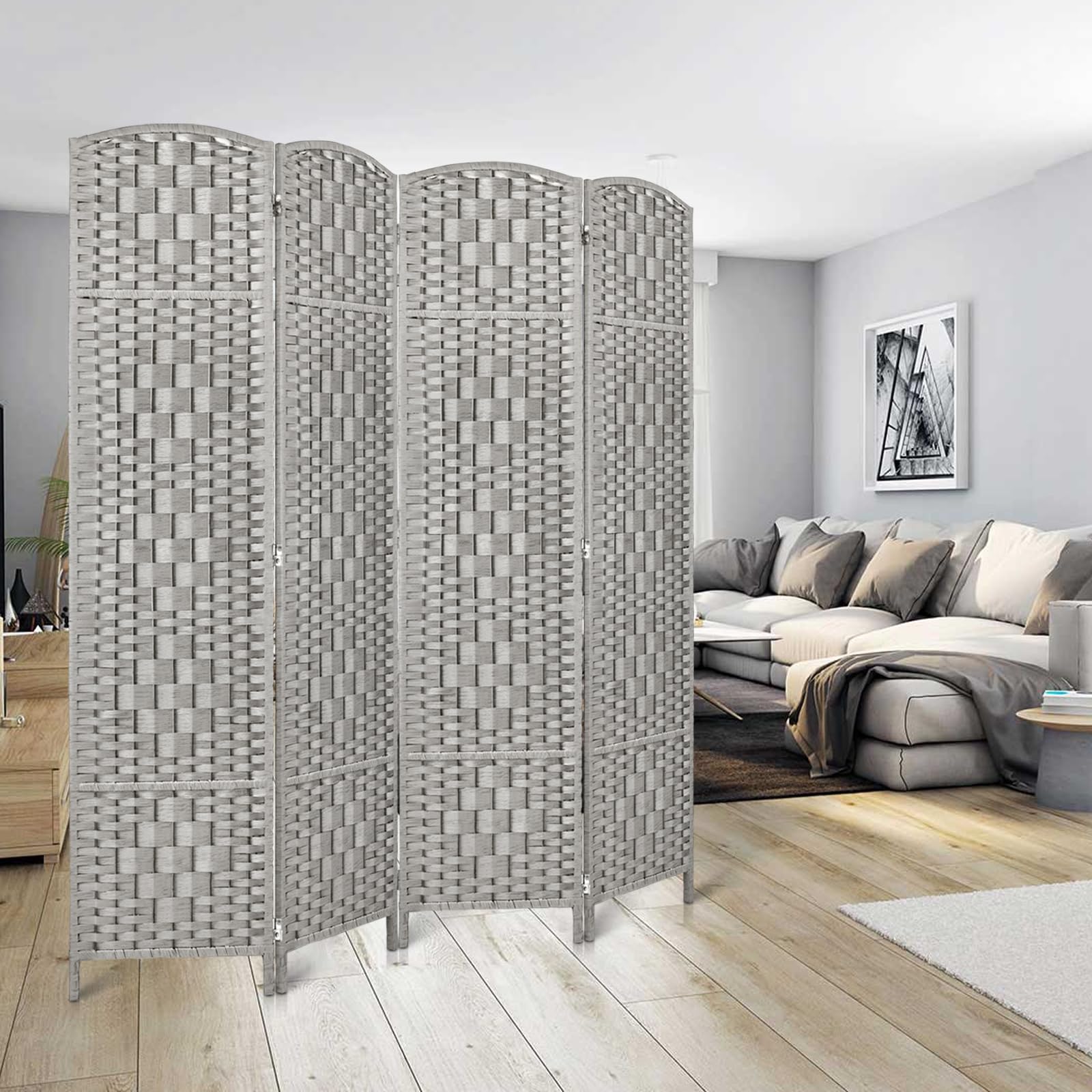 Snapklik.com : 6 Ft Tall Room Divider, Room Dividers And Folding ...