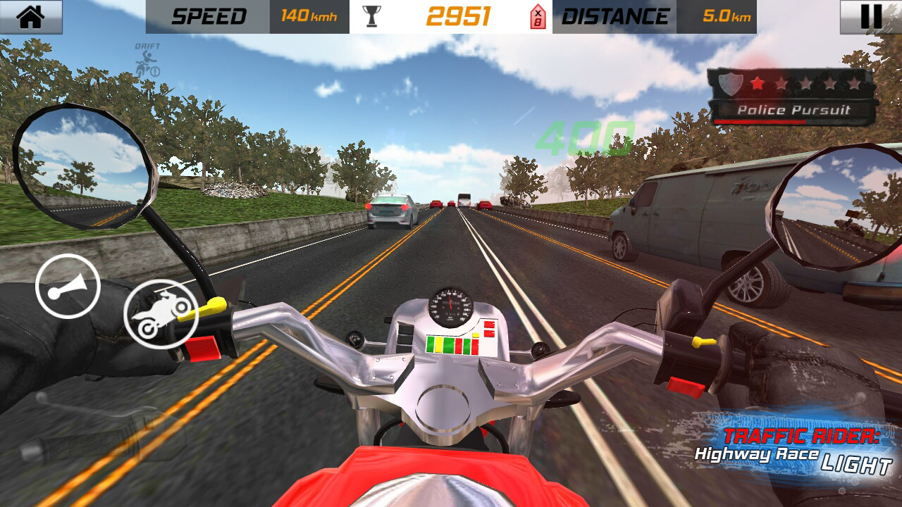 Traffic Rider: Highway Race Light - App on Amazon Appstore