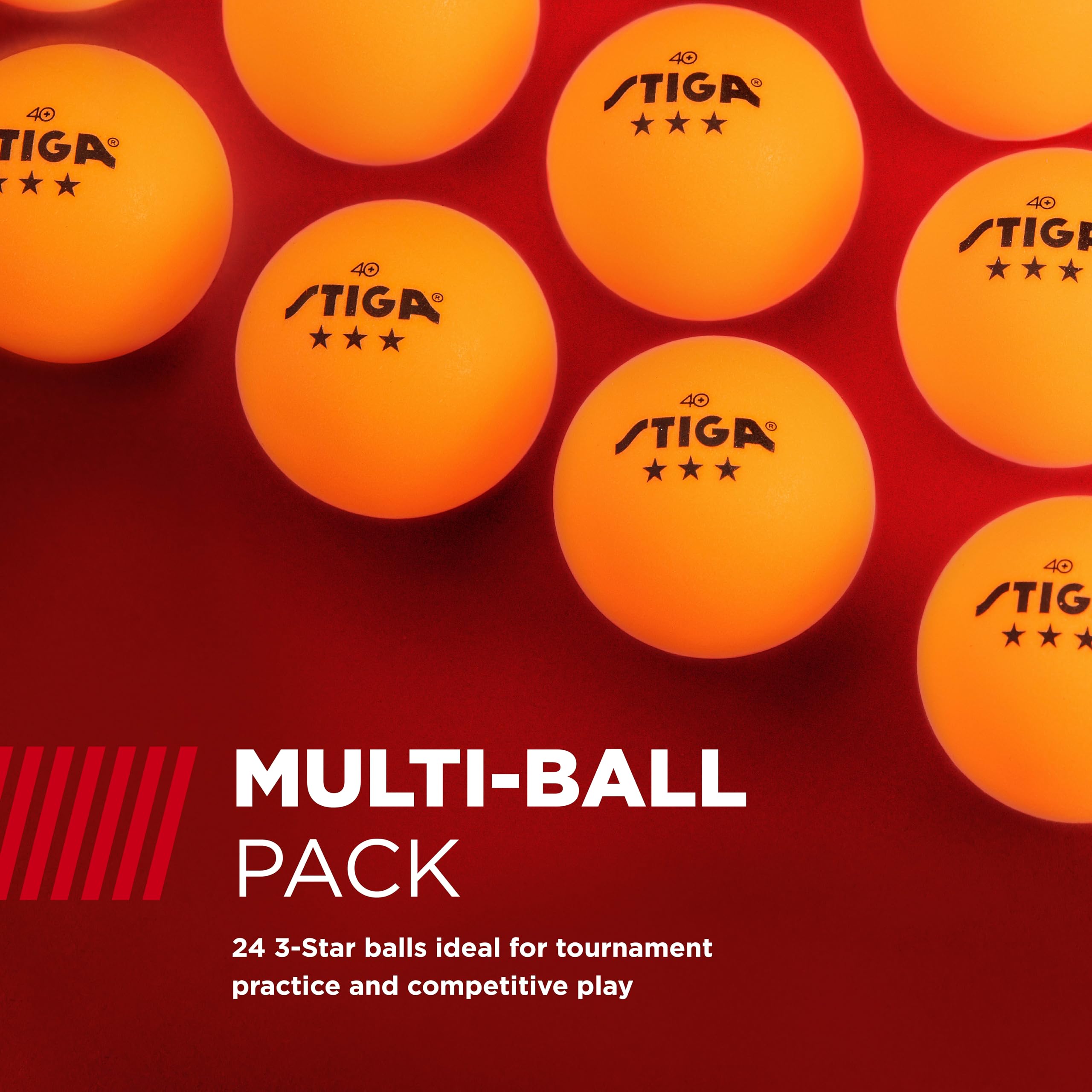 Snapklik.com : STIGA 24pk 3-Star Ping Pong Balls - USATT Approved ...
