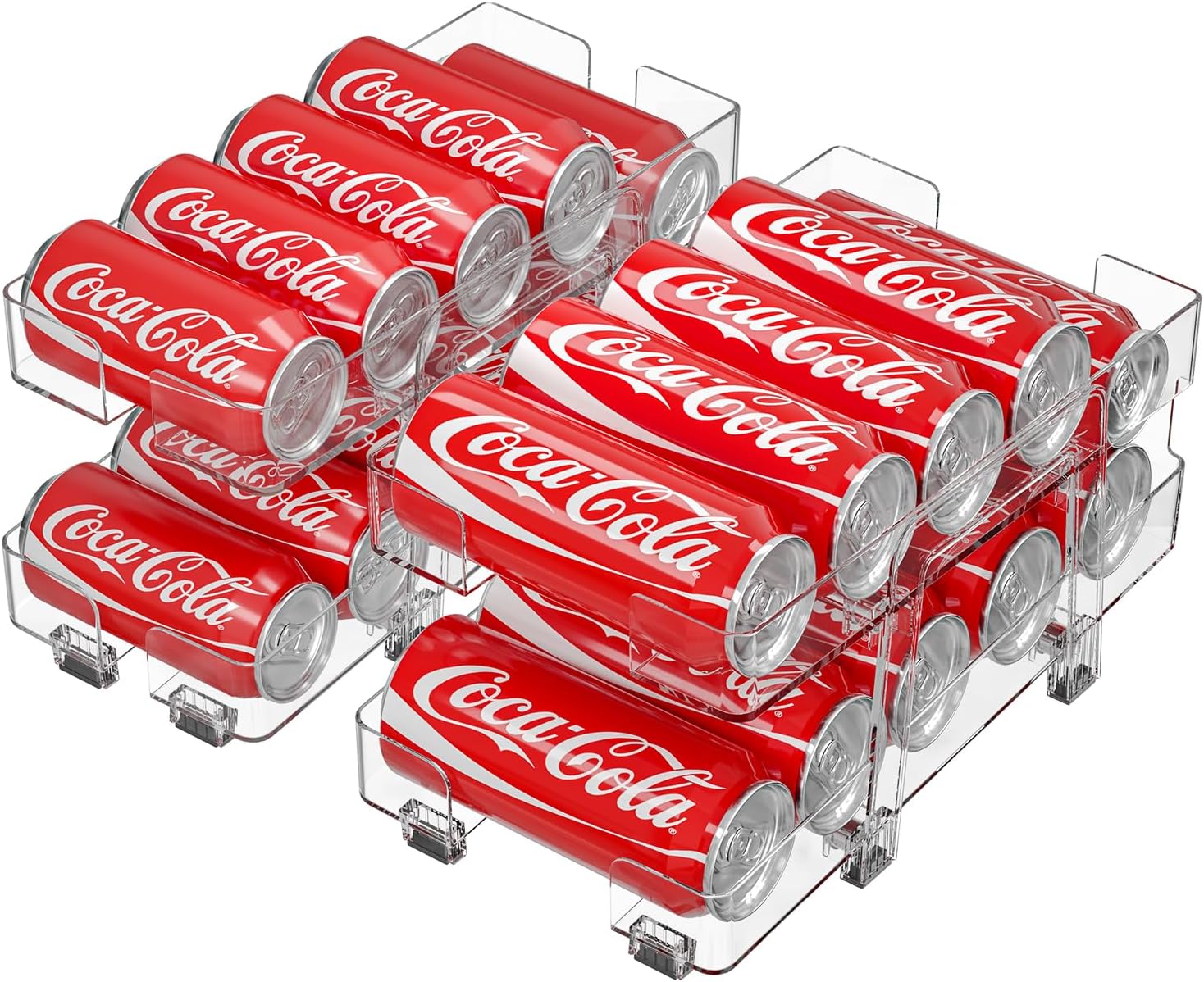 Amazon.com: LuiceABC Stackable Beverage Soda Can Dispenser Organizer ...
