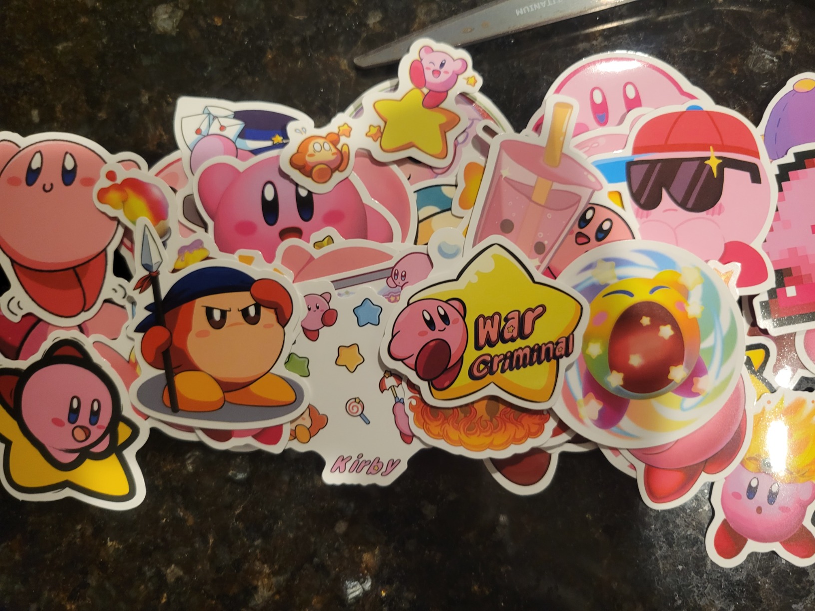 Amazon.com: 50PCS/Pack Kirby_Star Allies Stickers PVC Waterproof ...