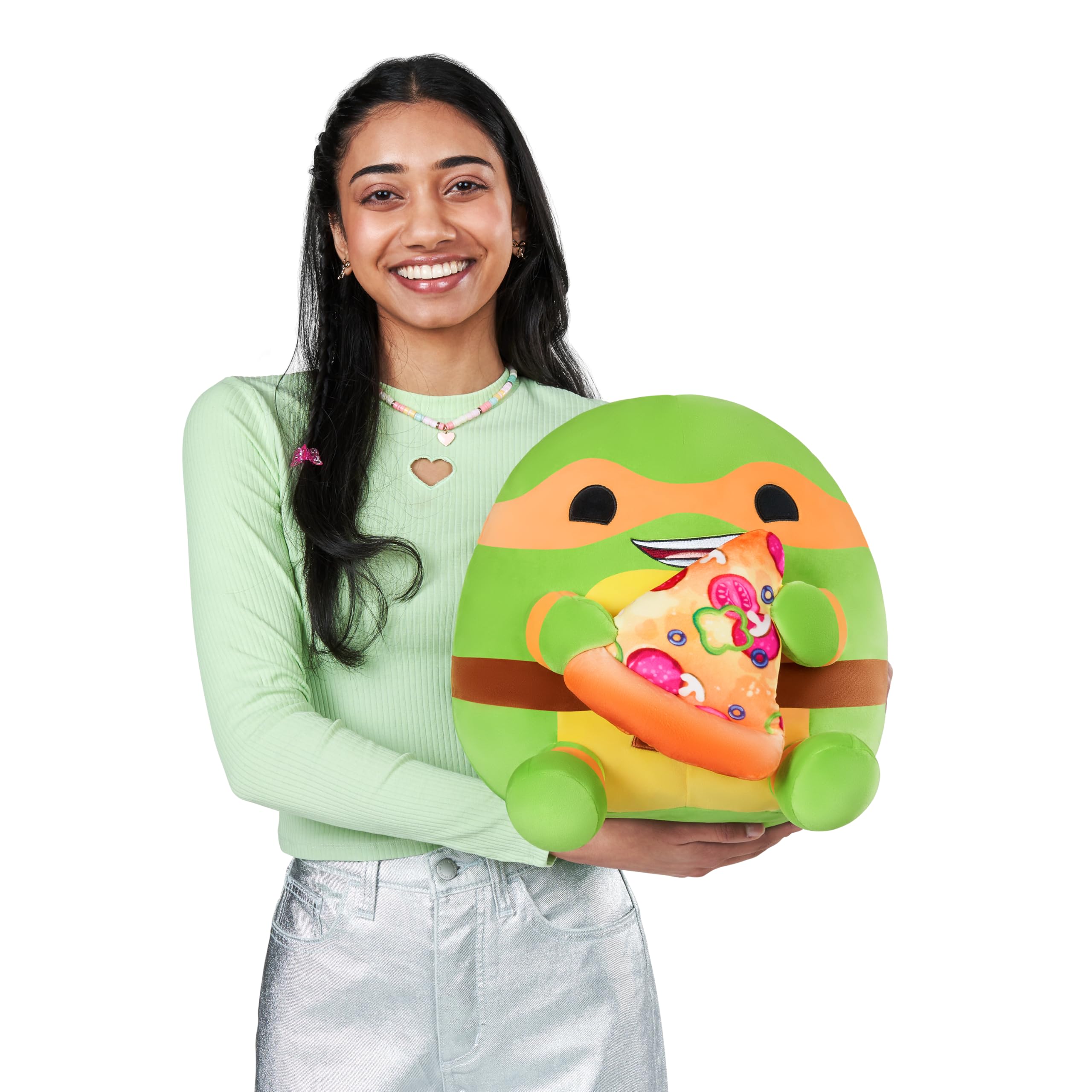 Snapklik.com : Snackles Ninja Turtles Michelangelo 14" Plush By ZURU ...