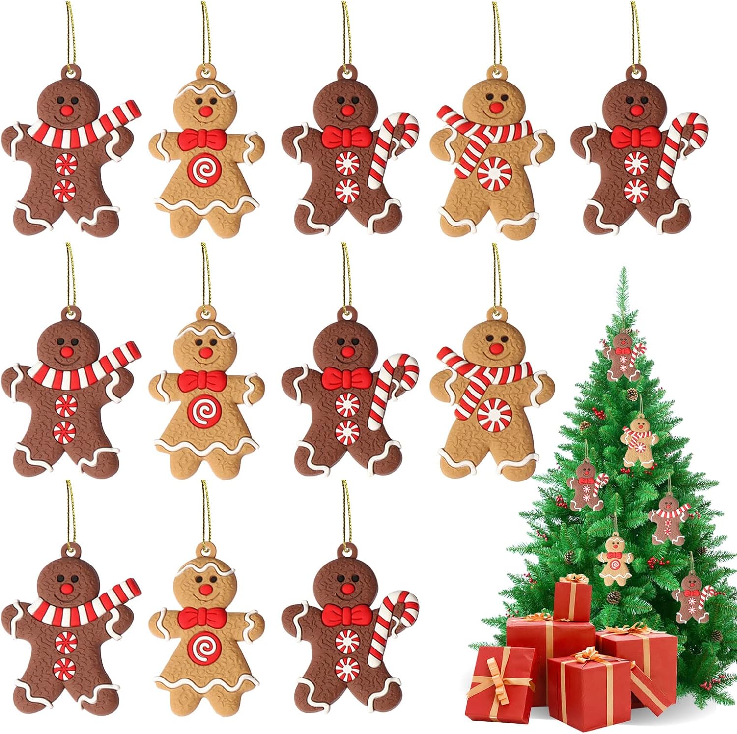 Zueyen 12 Pack Christmas Tree Hanging Decorations Xmas Tree Ornaments zueyen-12-pack-christmas-tree-hanging-decorations-xmas-tree-ornaments