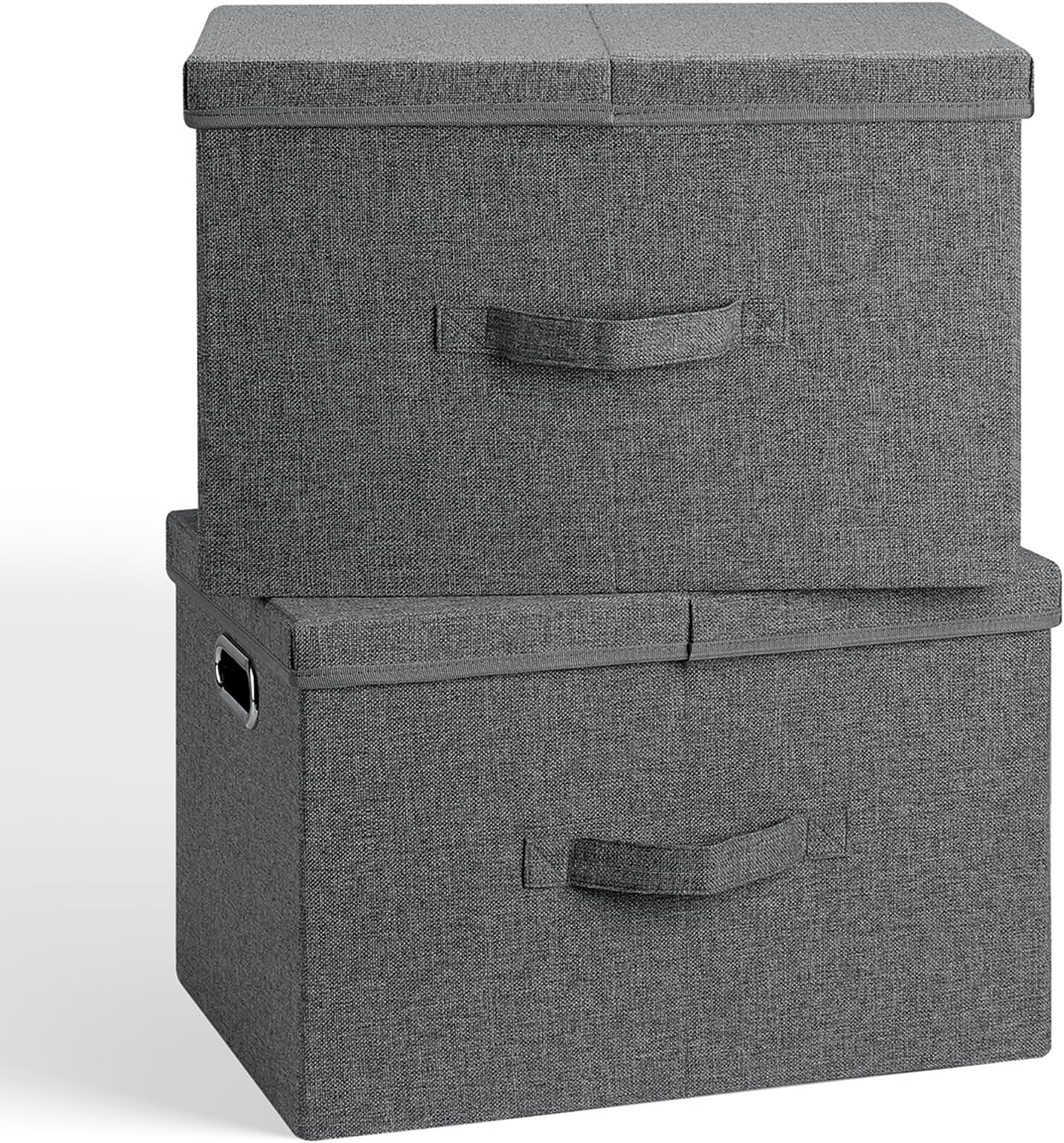 Amazon.com: ND NEU DESIGN Storage Cubes with Lid, Foldable Fabric ...