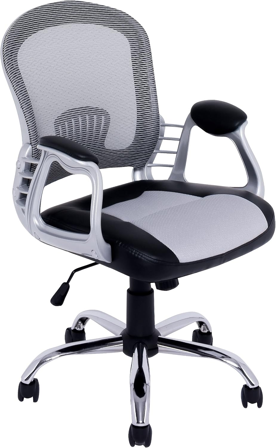 Amazon.com: CorLiving Workspace Office Chair, Black/Grey : Office Products