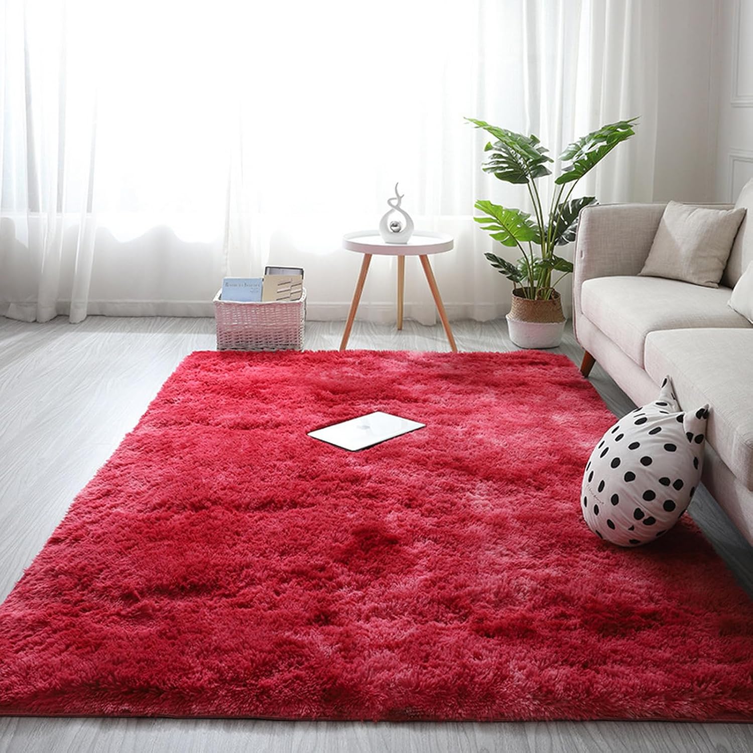 Lifup Area Rug for Living Room, Indoor Shag Fuzzy Carpets, Fluffy Faux ...
