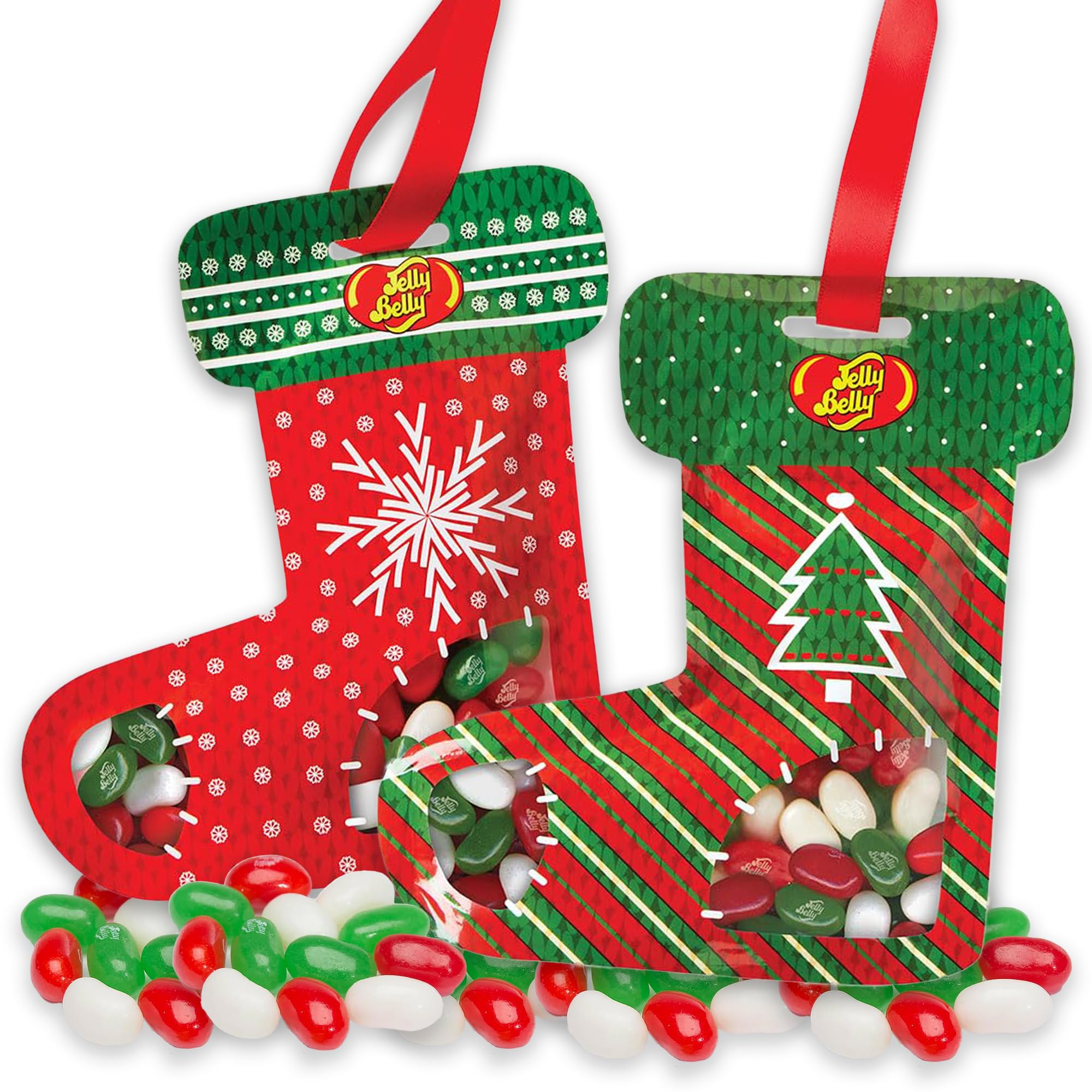 Amazon.com : Jelly Bean Stocking 5.5oz Pack of 2. Jelly Beans Christmas ...