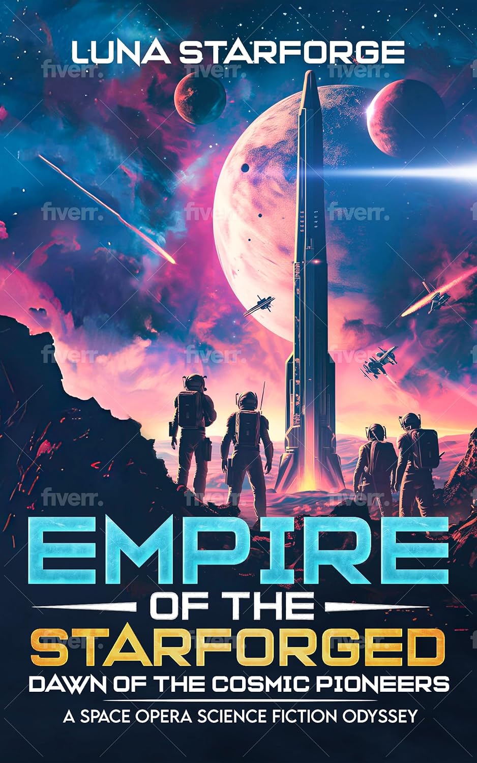 Amazon.com: Empire of the Starforged: Dawn of the Cosmic Pioneers: A Space Opera Science Fiction ...
