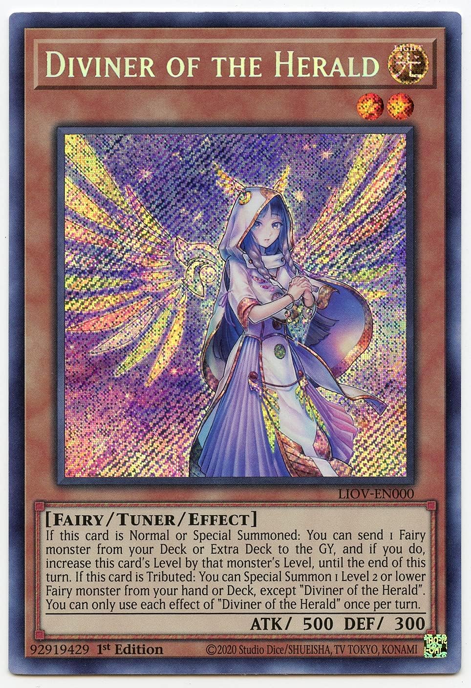 Amazon.com: Diviner of The Herald - LIOV-EN000 - Secret Rare - 1st ...