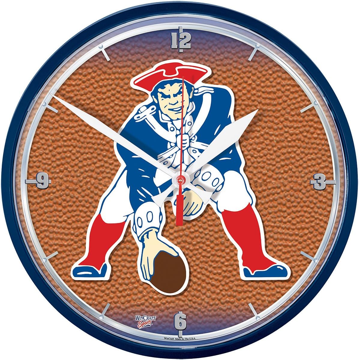 Amazon.com: NFL 12.75" Wall Clock NFL Team: New England Patriots ...