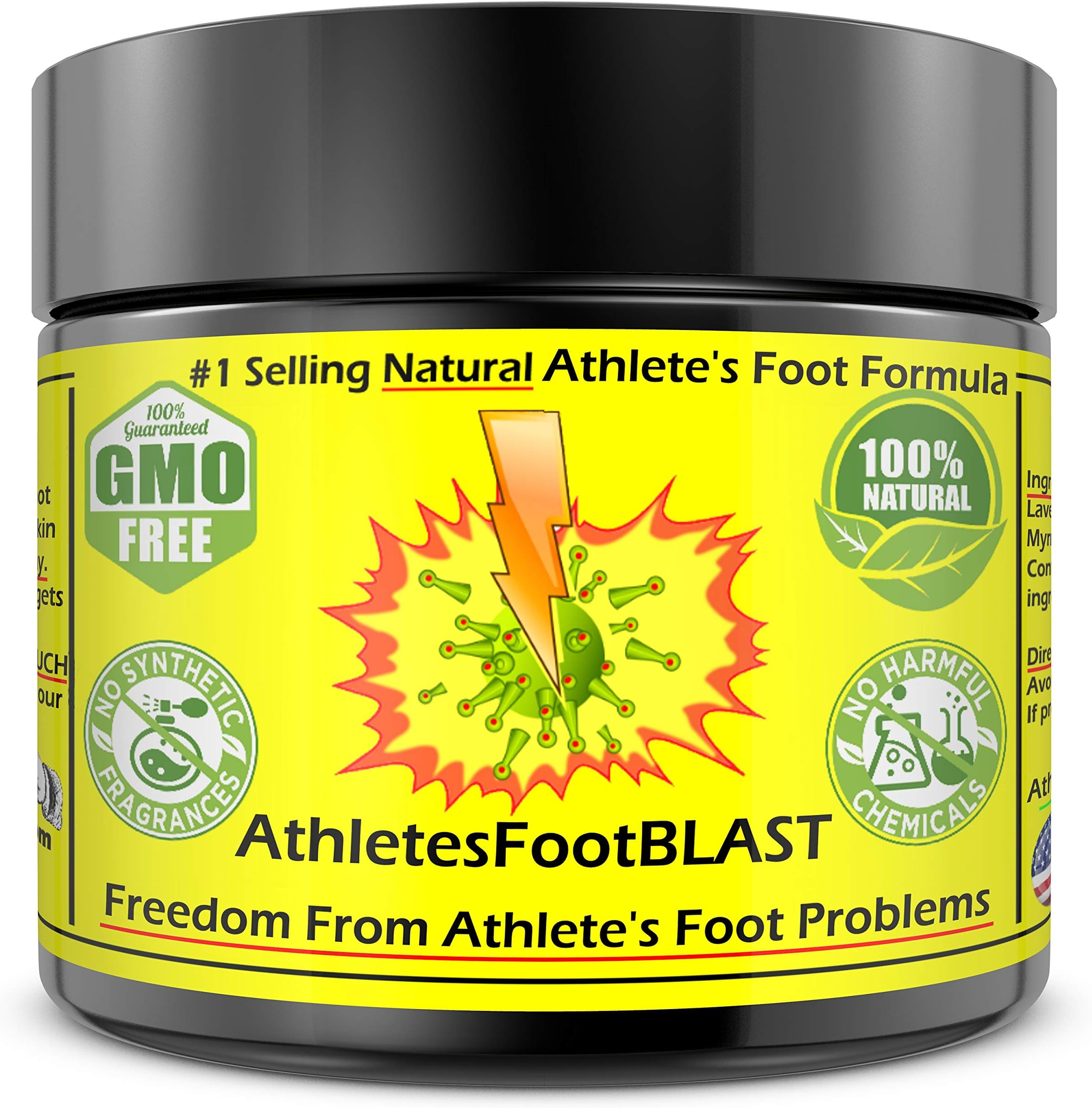 Amazon.com : Athletes Foot Cream Fast Acting Plant Based Natural Better ...