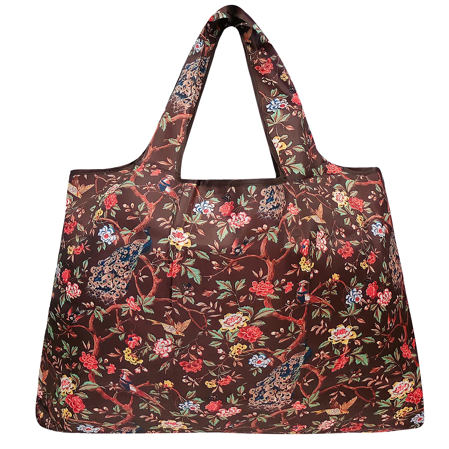 Snapklik.com : Allydrew Large Foldable Tote Nylon Reusable Grocery Bags