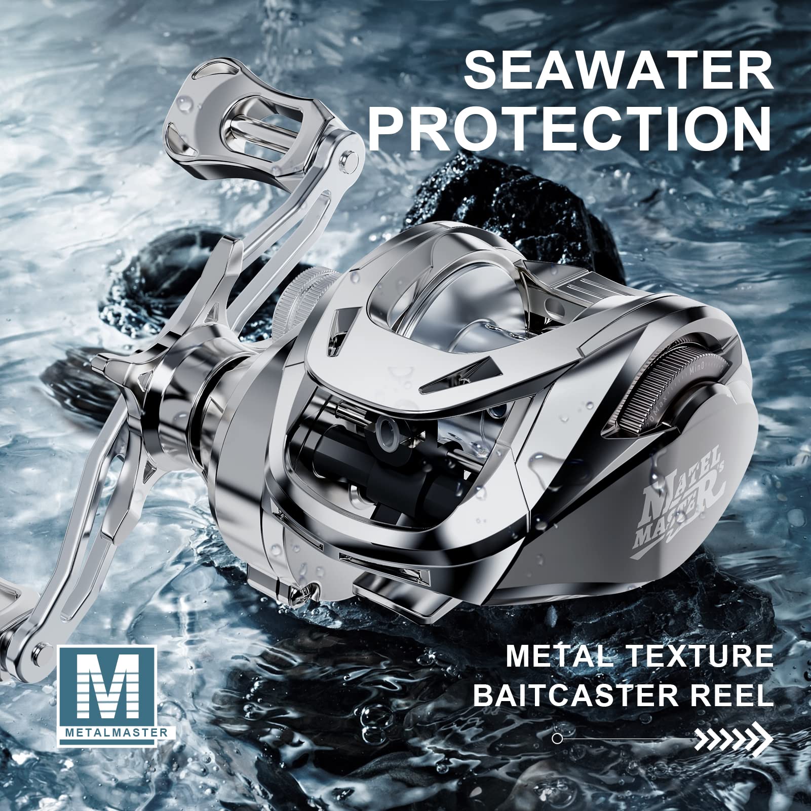 Snapklik.com : HAUT TON Scorpion King Baitcaster Fishing Reel,300 ...