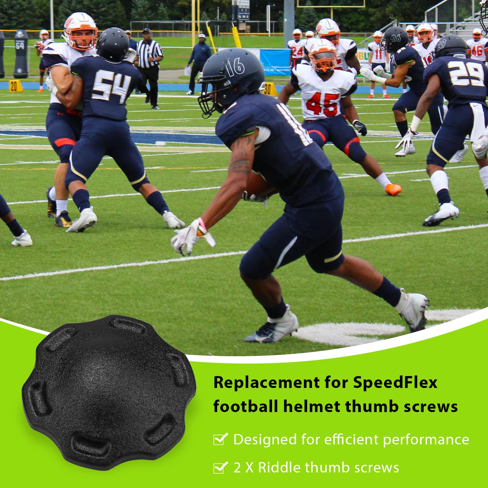 Snapklik.com : ArrogantF Football Helmet Thumb Screws Compatible