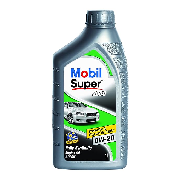Buy Mobil Super 3000 0W-20 API SN Fully Synthetic Engine Oil for Cars ...