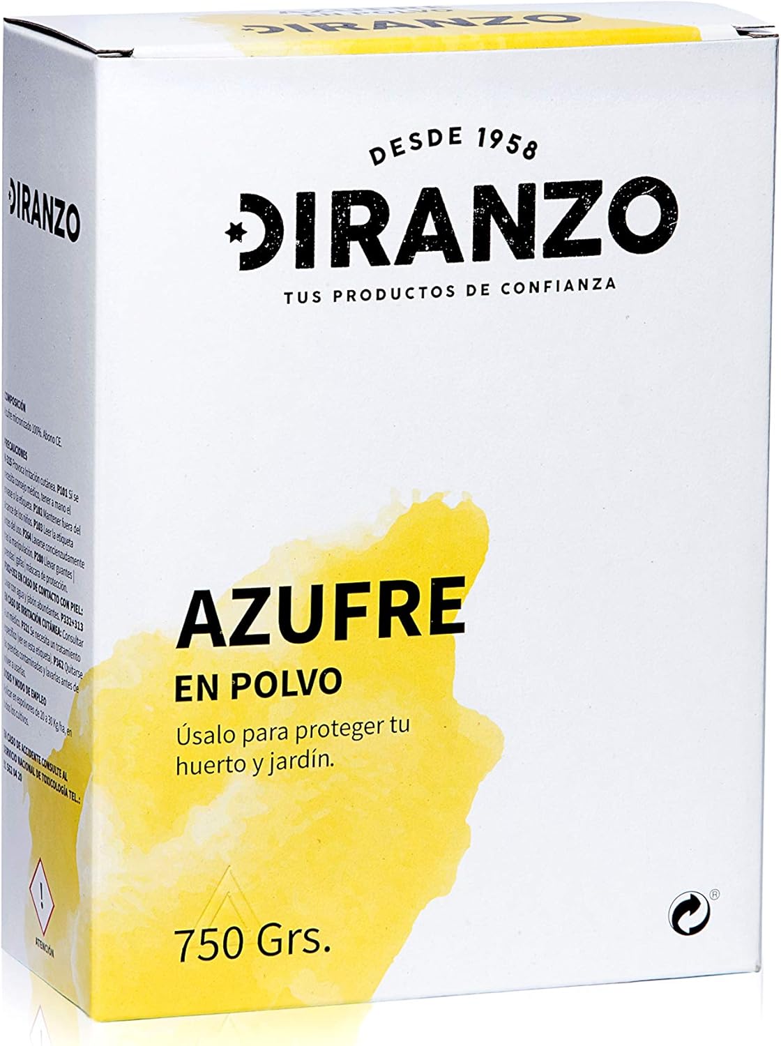 Diranzo Diranzo Sulphur Powder 750G 750g : Amazon.es: Alimentación y bebidas