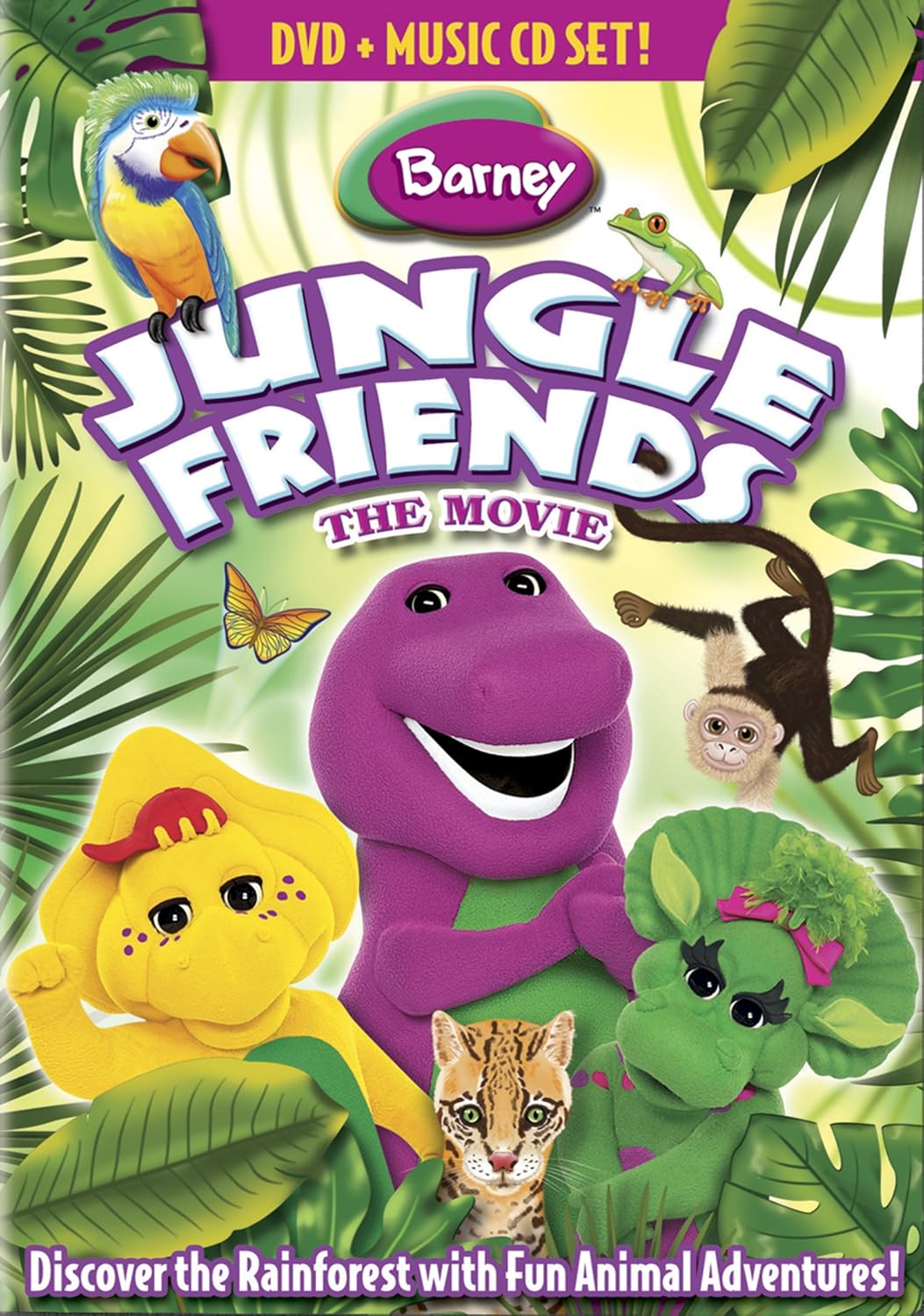 Barney Jungle Friends: The Movie [DVD + CD]: Amazon.ca: Movies & TV Shows