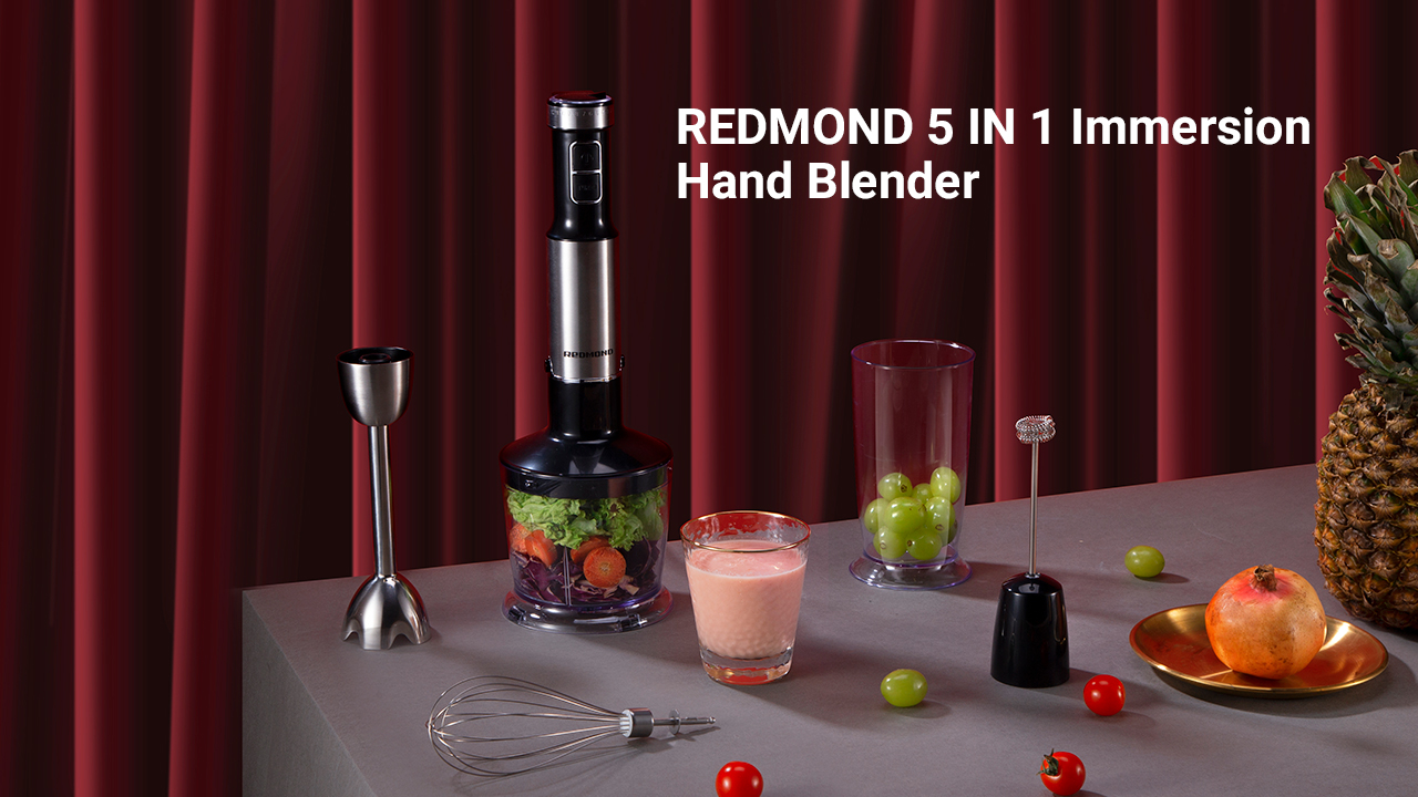 Watch REDMOND 5 IN 1 Immersion Hand Blender on Amazon Live