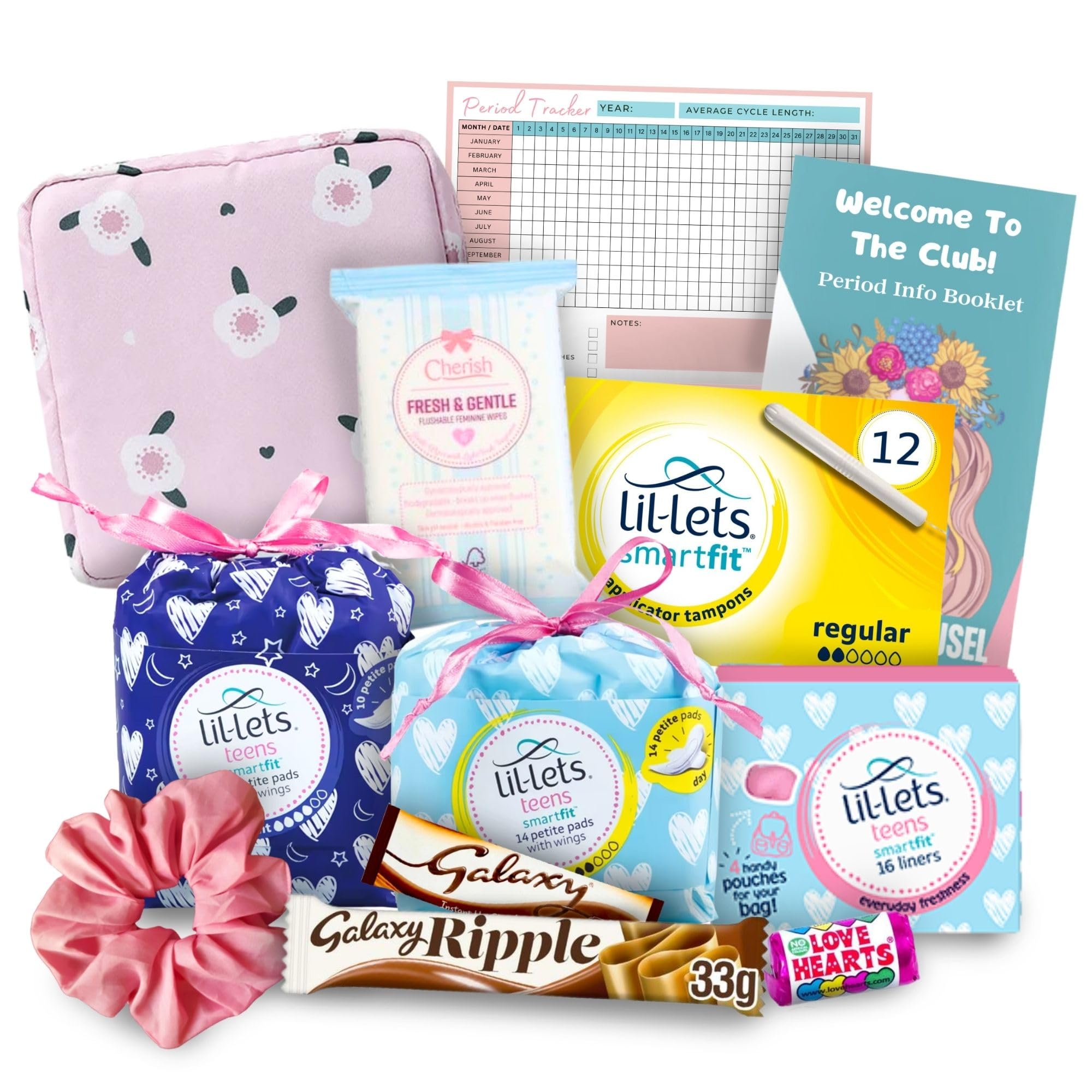 First Period Kit for Girls - Sanitary Pad Storage Bag, Teen Sanitary ...