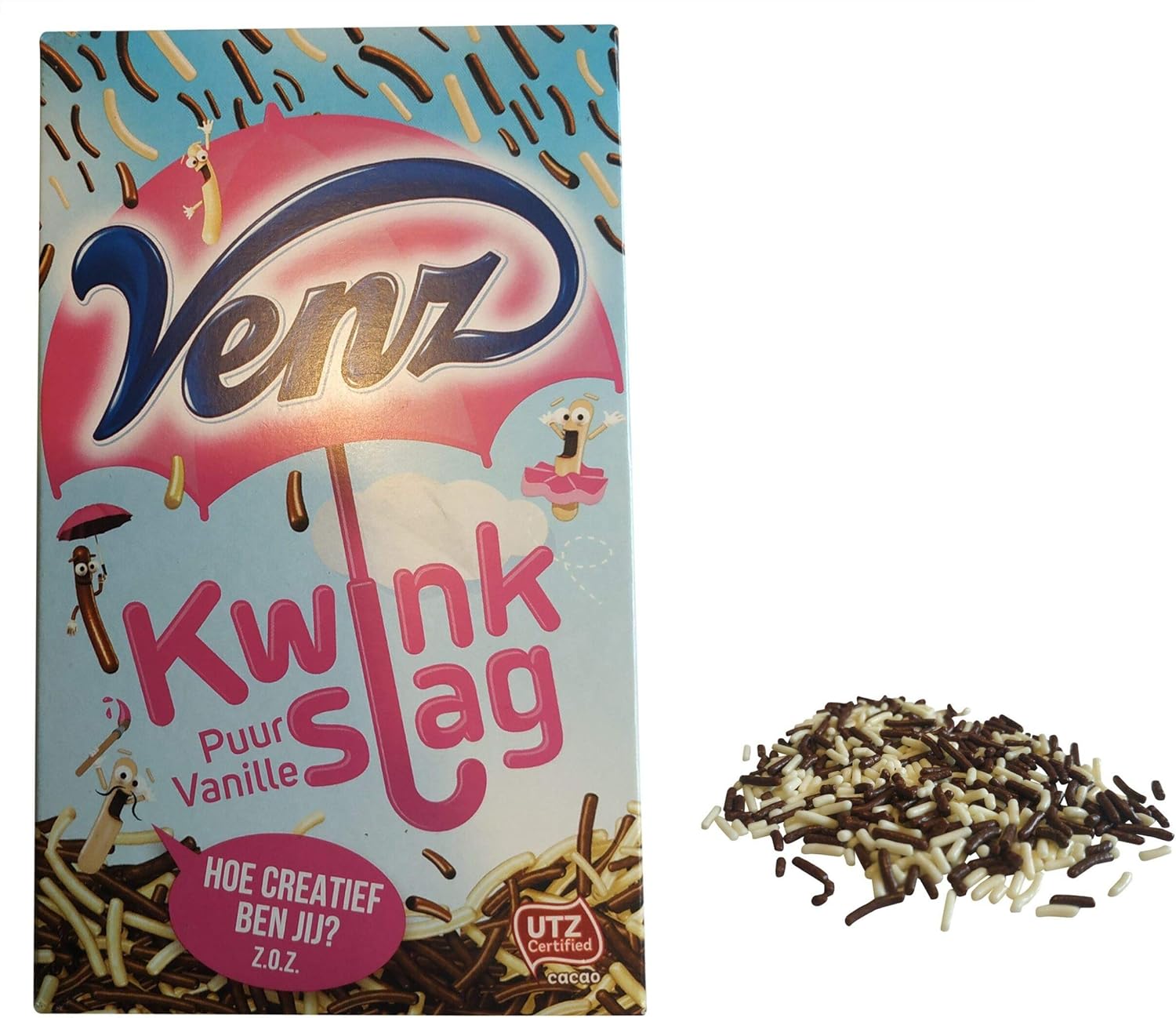 Hagelslag Mixed Dark & White Venz | Dutch Chocolate Sprinkles Mixed ...