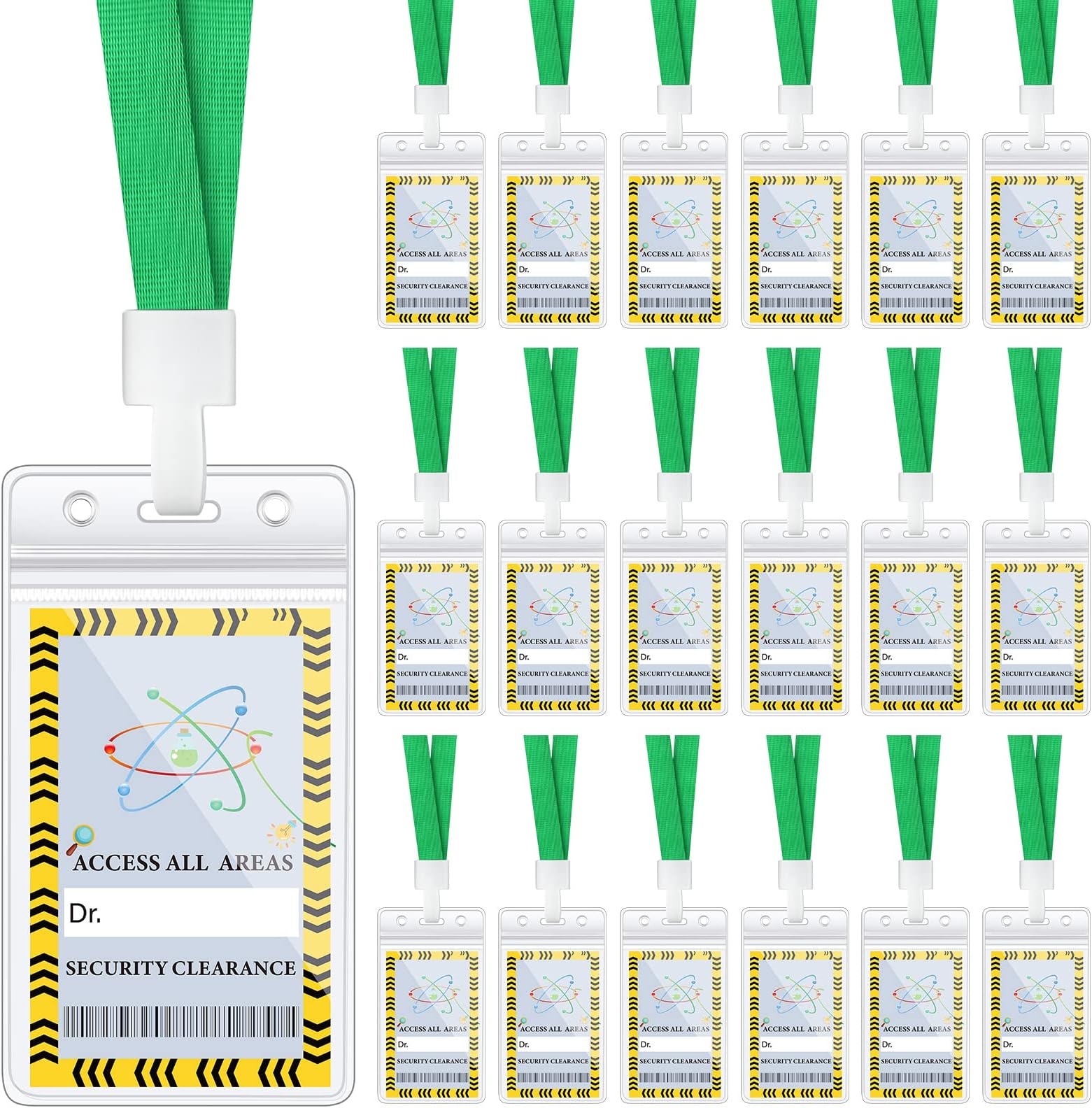 Amazon.com: Ctosree 24 Pcs Science Party Decorations Science Name Badge ...