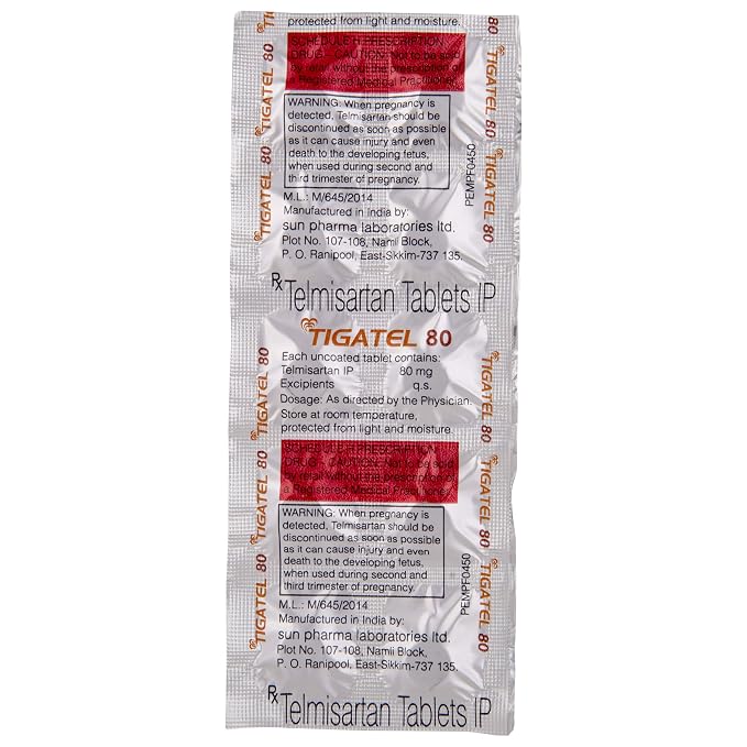 Tigatel 80 - Strip of 10 Tablets : Amazon.in: Health & Personal Care
