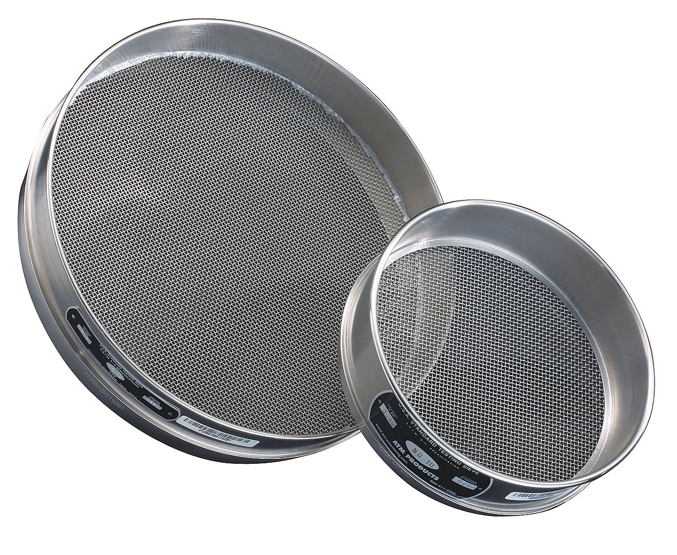Advantech 170SS8H Stainless Steel Half Sieve, 8" Diameter, #170 Mesh ...