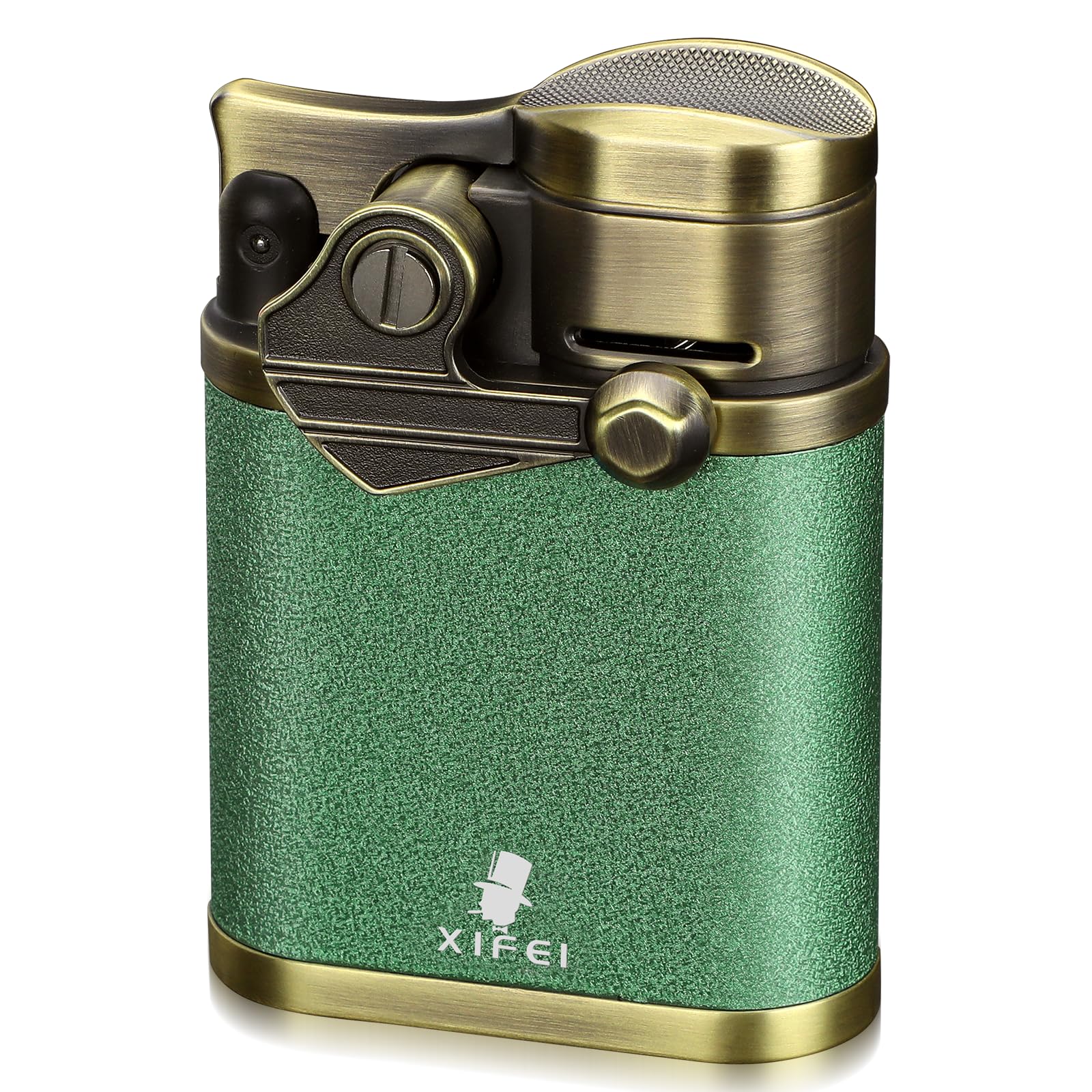 Amazon.com: XIFEI 4 Jet Flame Cigar Lighter, Refillable Butane Lighter ...