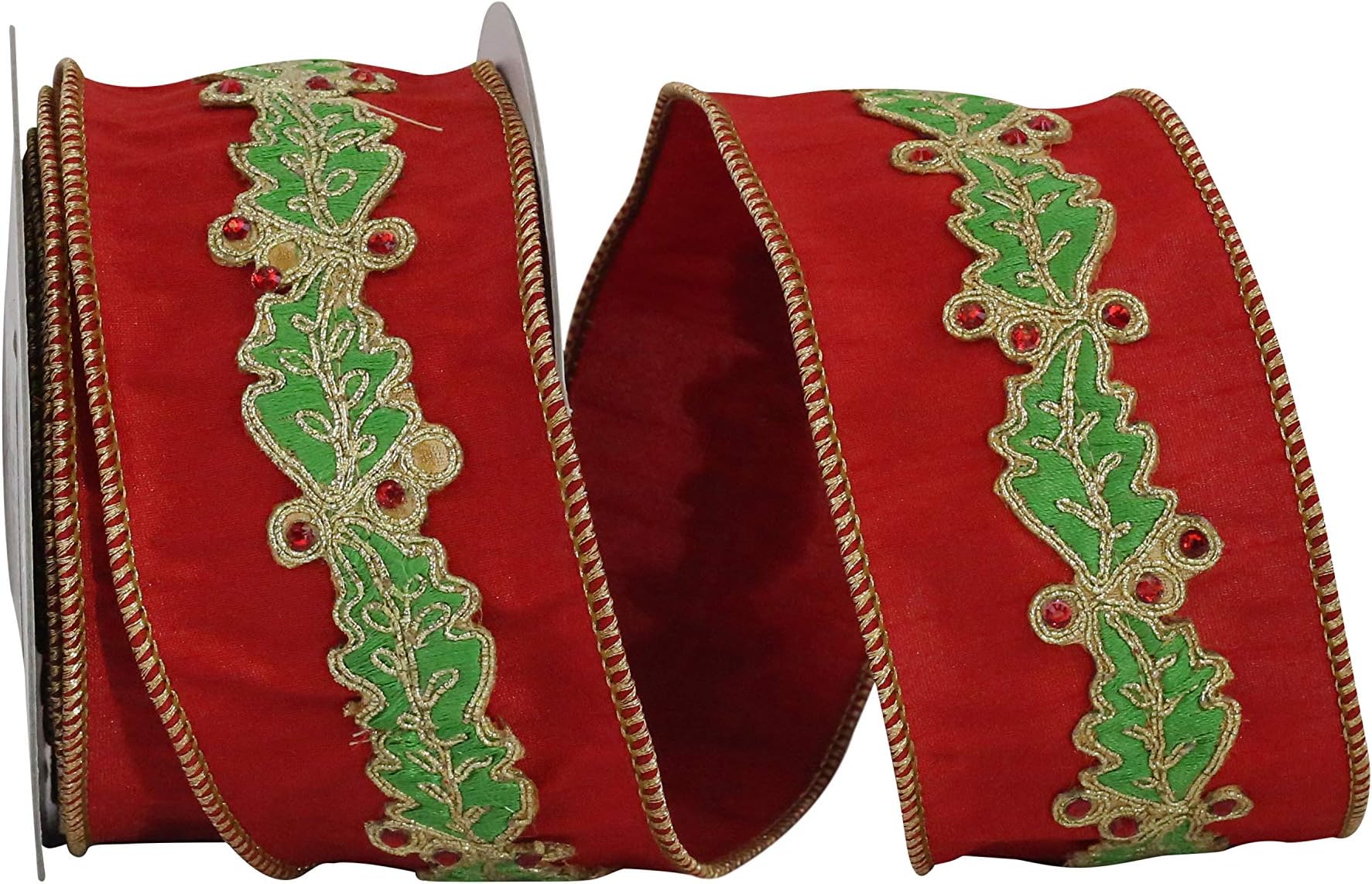 Amazon.com: D Stevens 4" Metallic Dupion Pleated Ruffle Ribbon in Lime ...