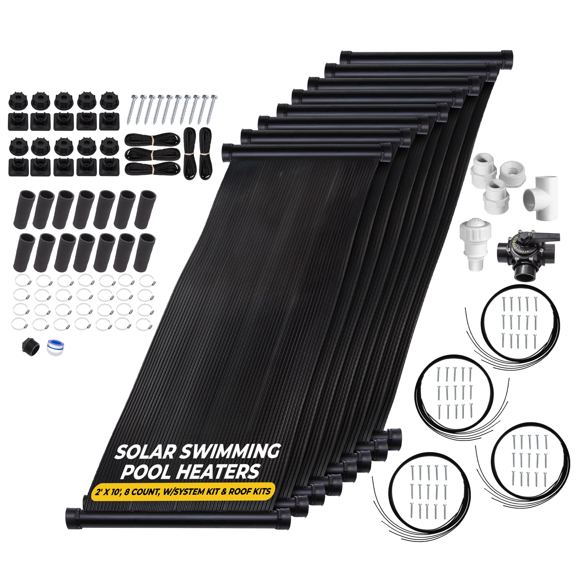 Solar Pool Heating Parts SunQuest Solar Swimming Pool Heaters (2' X