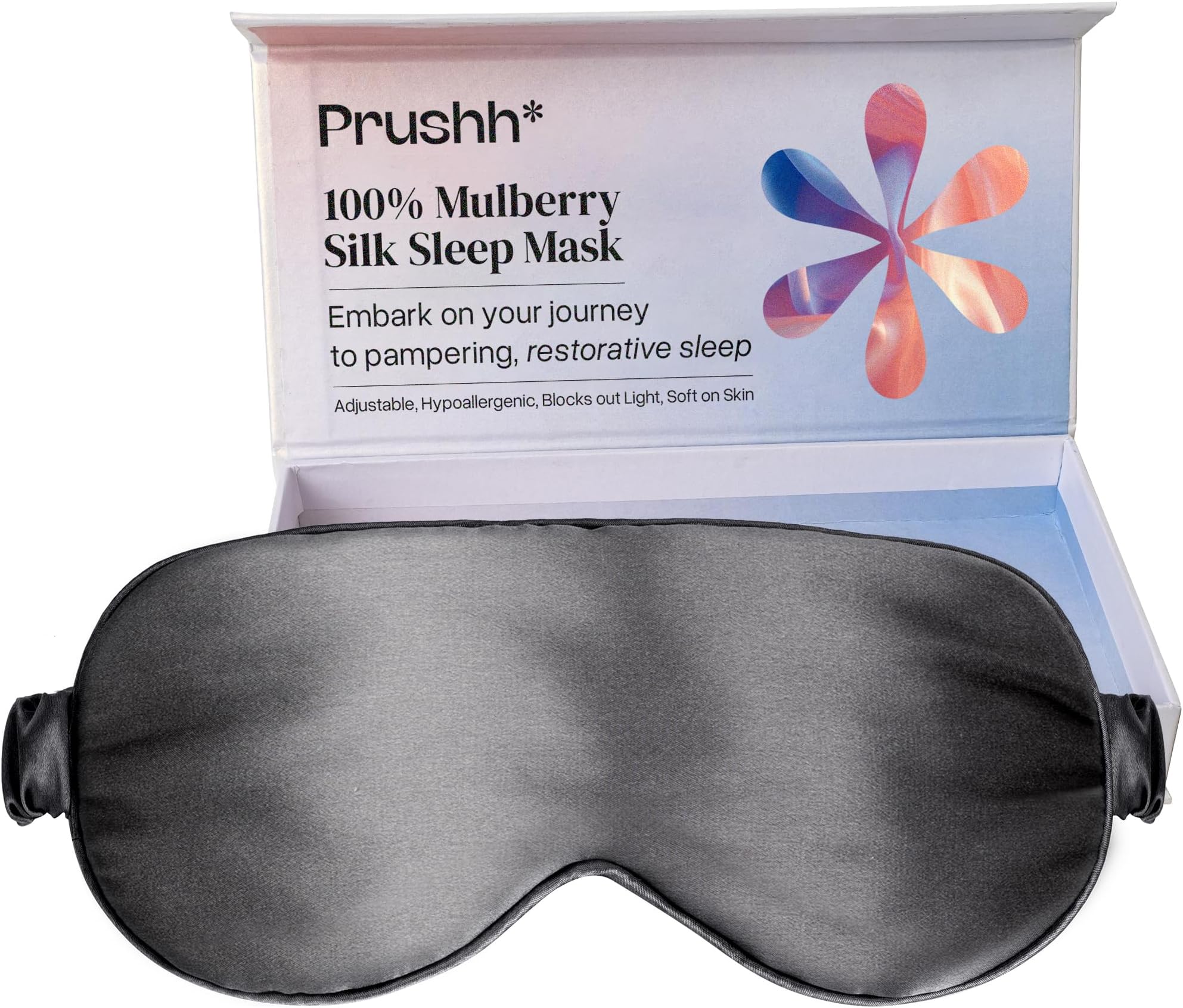 Amazon.com: PROMEED 23 Momme Mulberry Silk Sleep Mask - Ultra Soft No ...